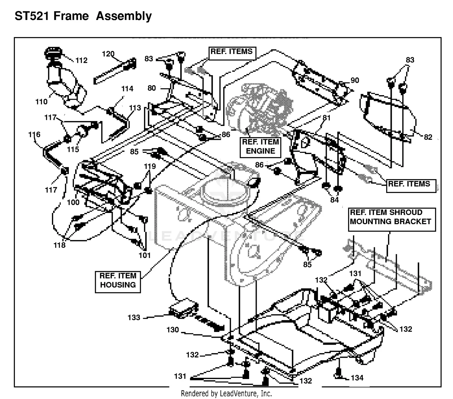 Husqvarna ST 521E (1998-01) Parts Diagrams