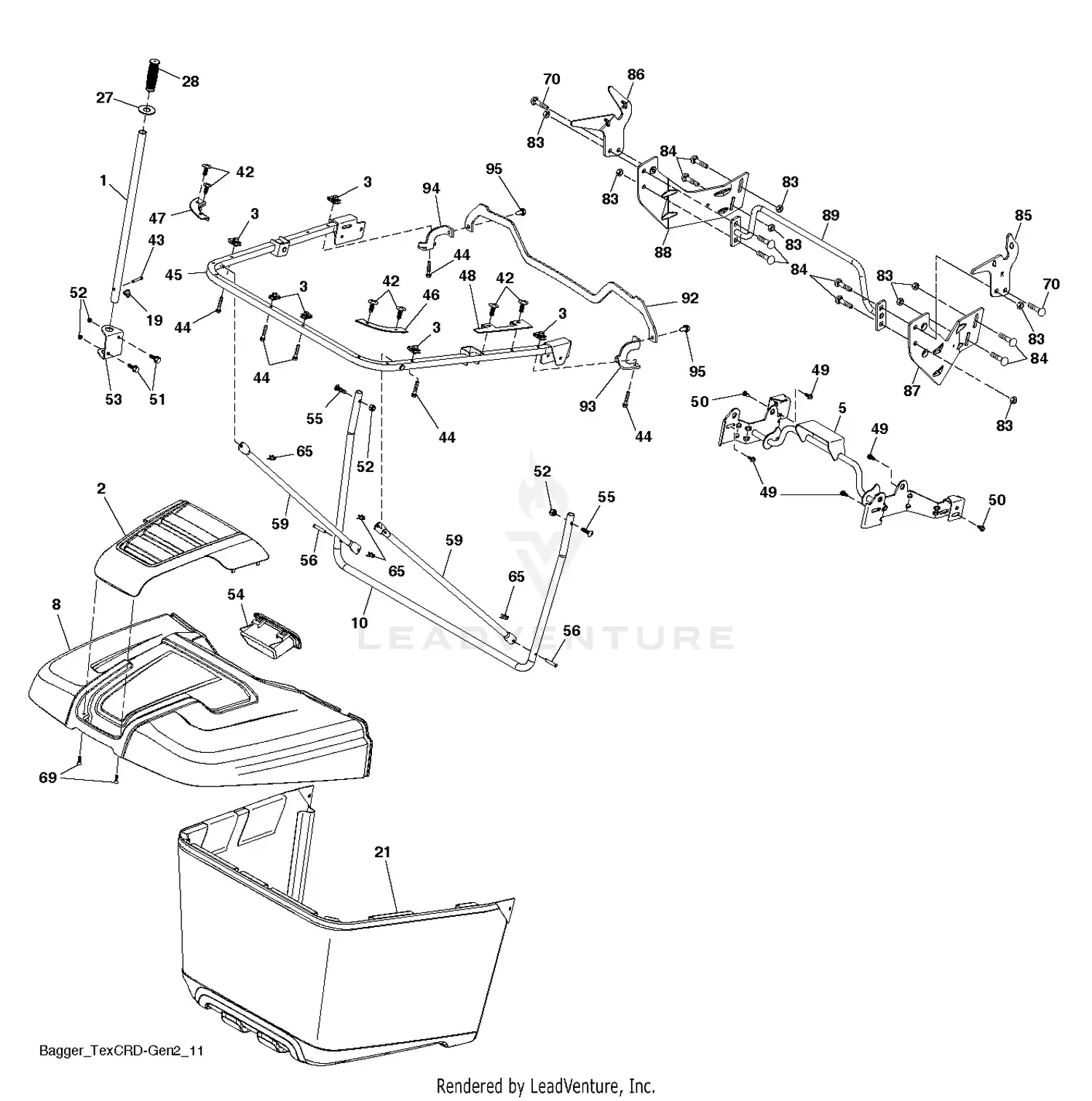 Husqvarna TC 238 - 96051016300 (2017-02) Parts Diagrams