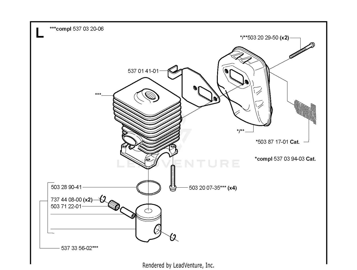 Husqvarna 123 LD Parts Diagrams