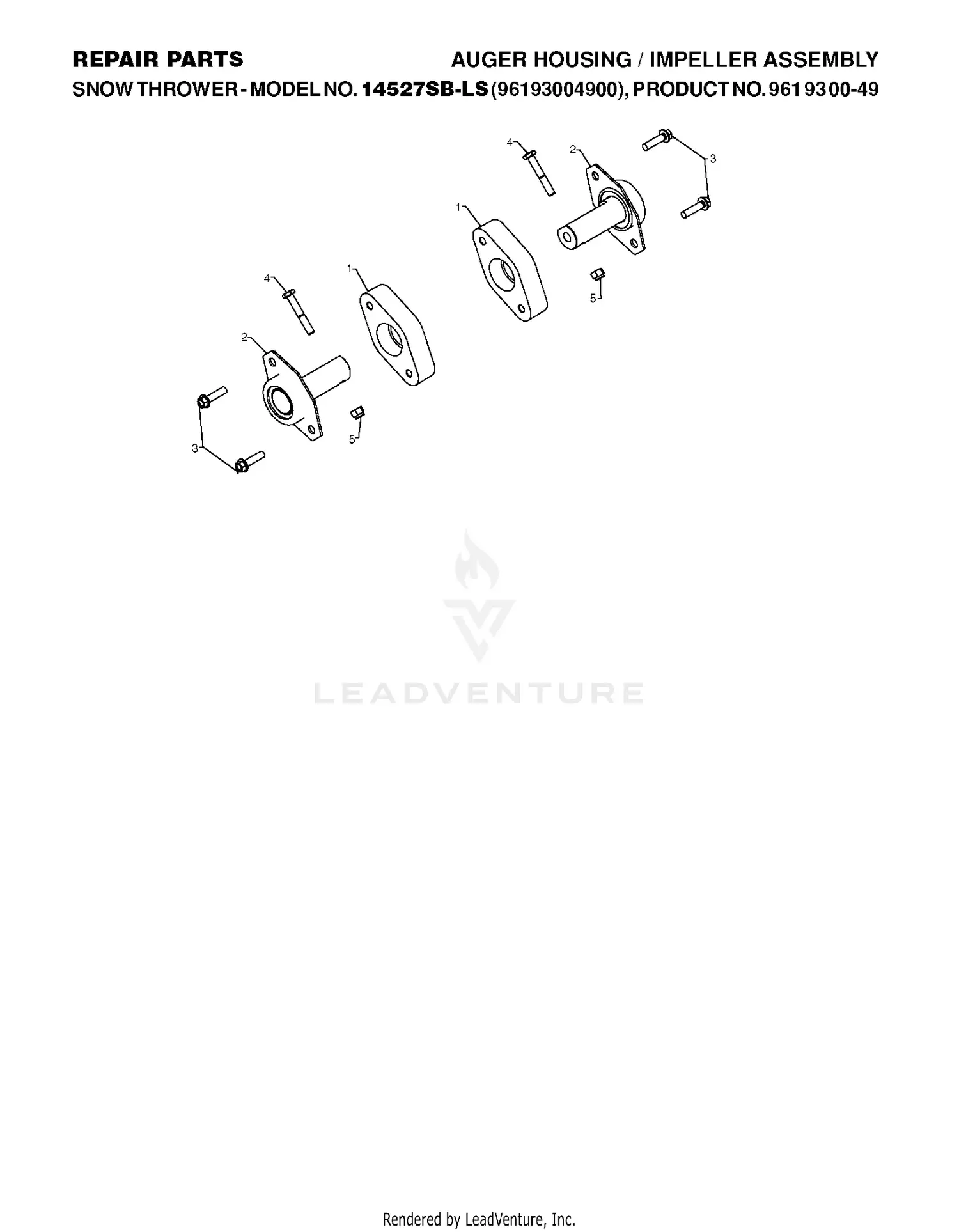 Husqvarna 14527 SBLS (2009-08) Parts Diagrams