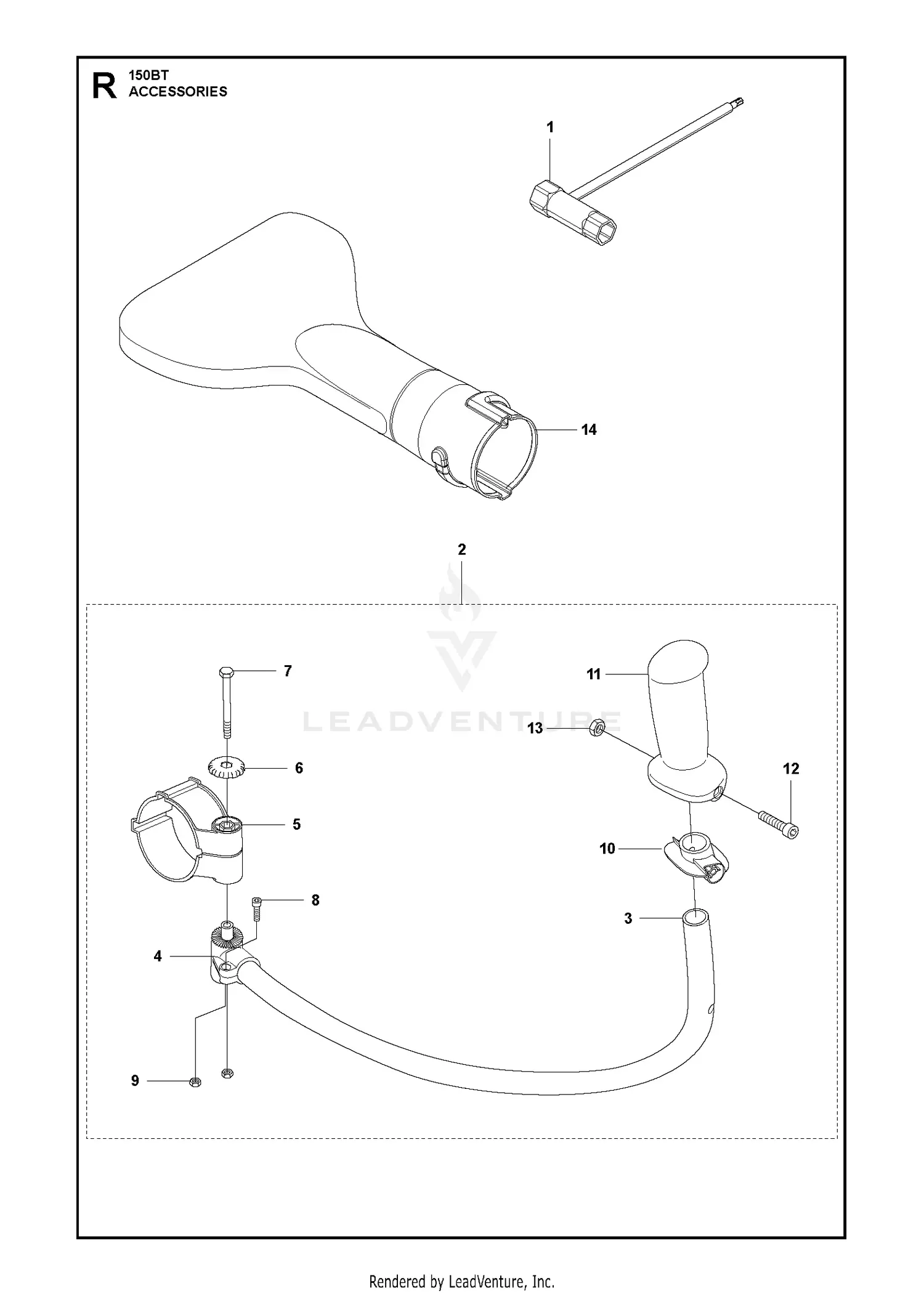 Husqvarna 150 BT - 965877601 (20180500001-Current) Parts Diagrams