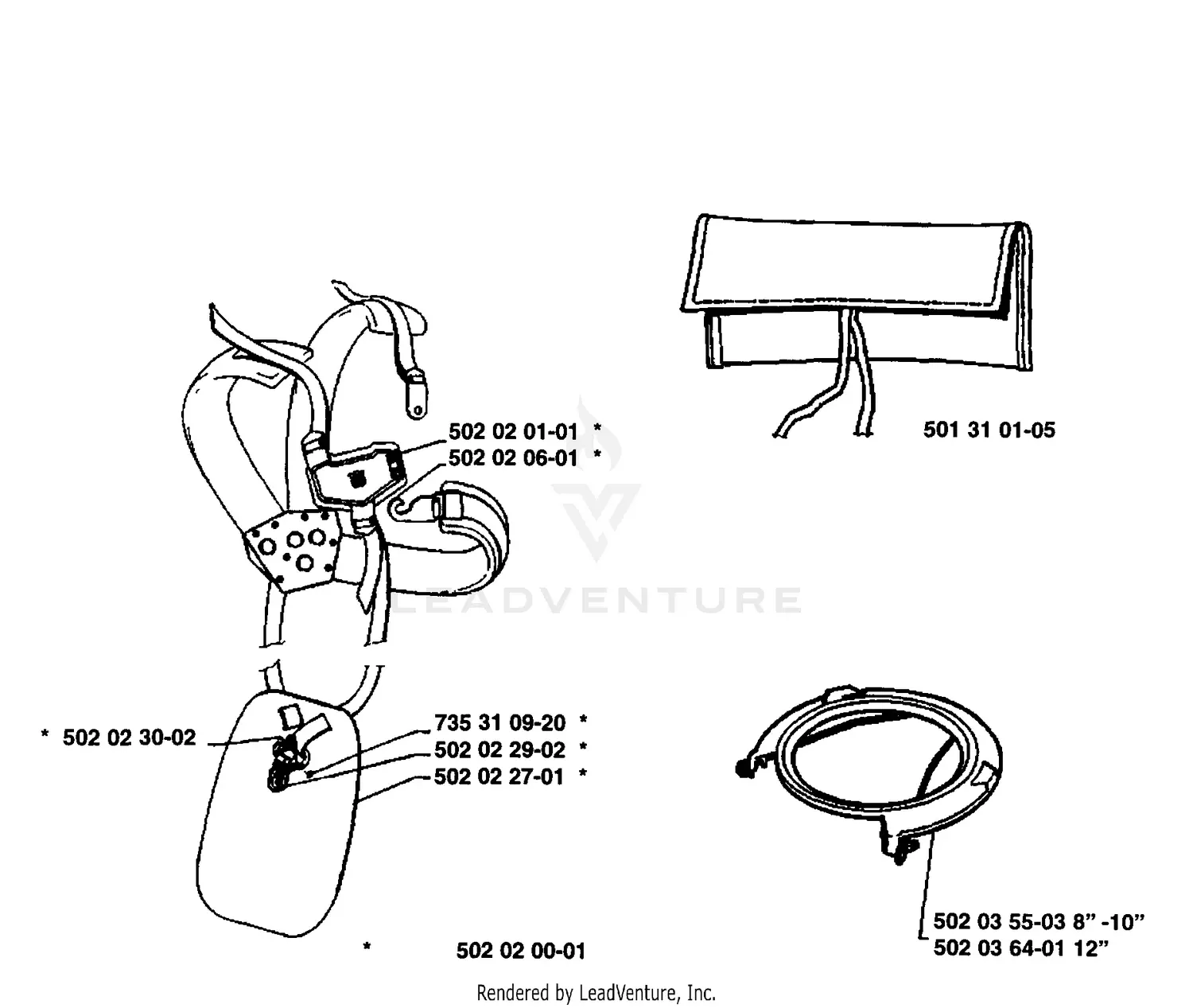 Husqvarna 244 RX (1989-02) Parts Diagrams