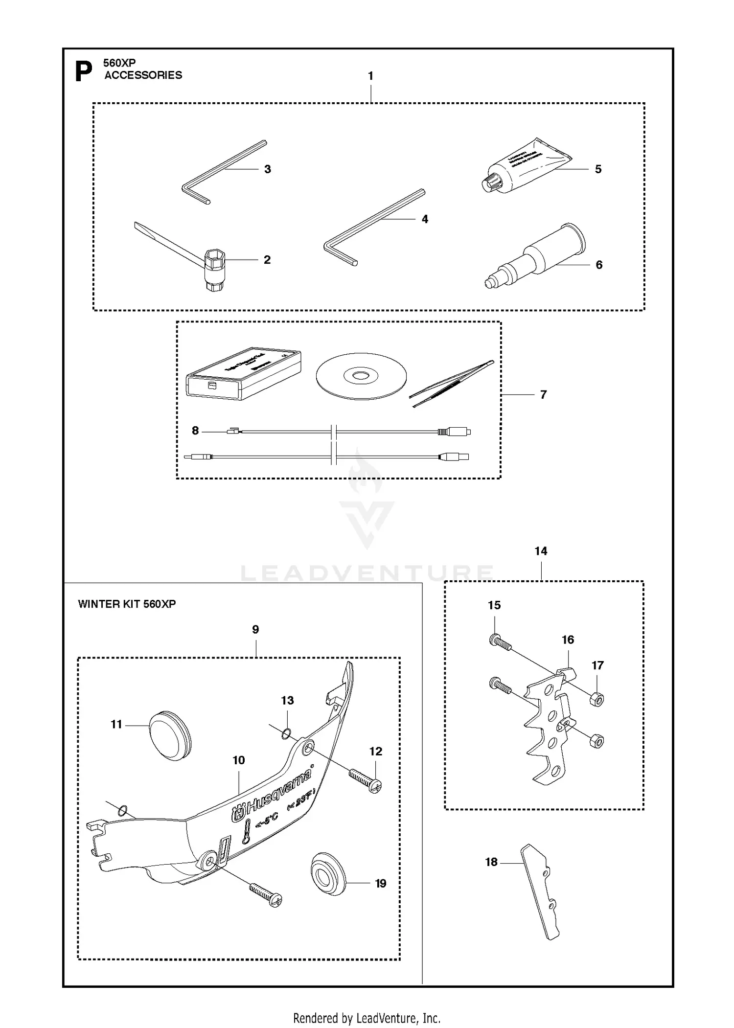 Husqvarna 560 XP (2013-01) Parts Diagrams