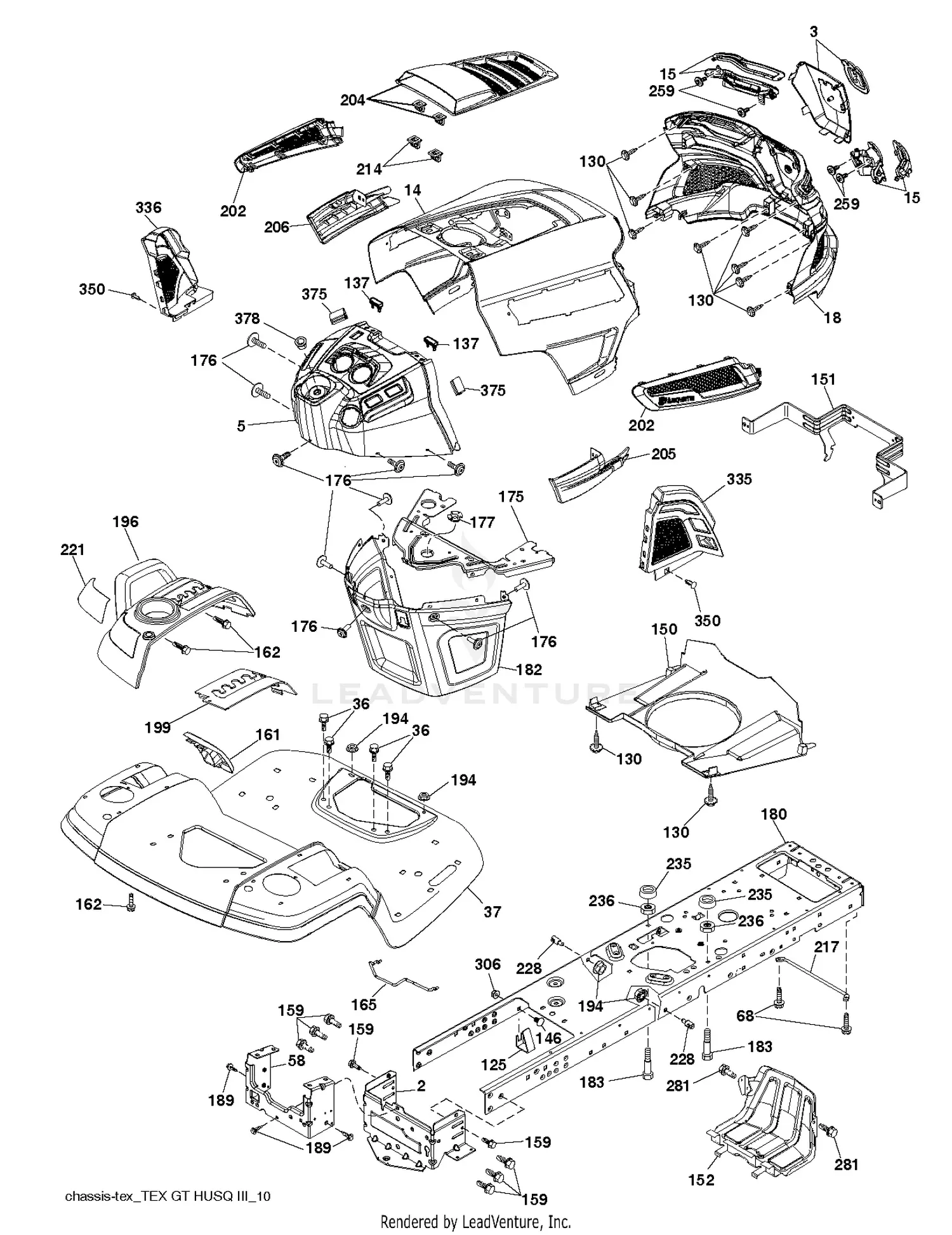 Husqvarna TS 242XD Parts Diagrams