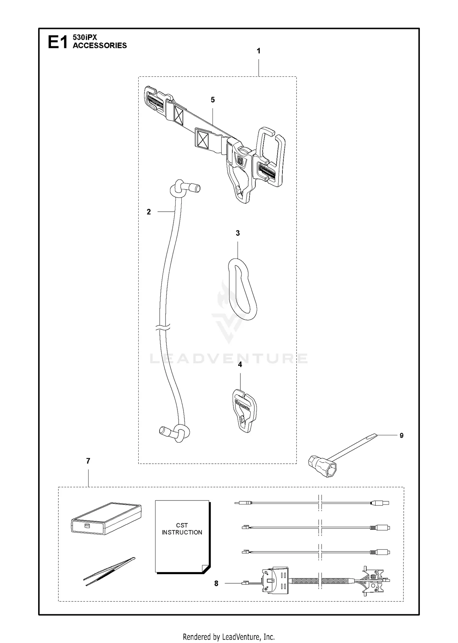 Husqvarna 530iPX Parts Diagrams