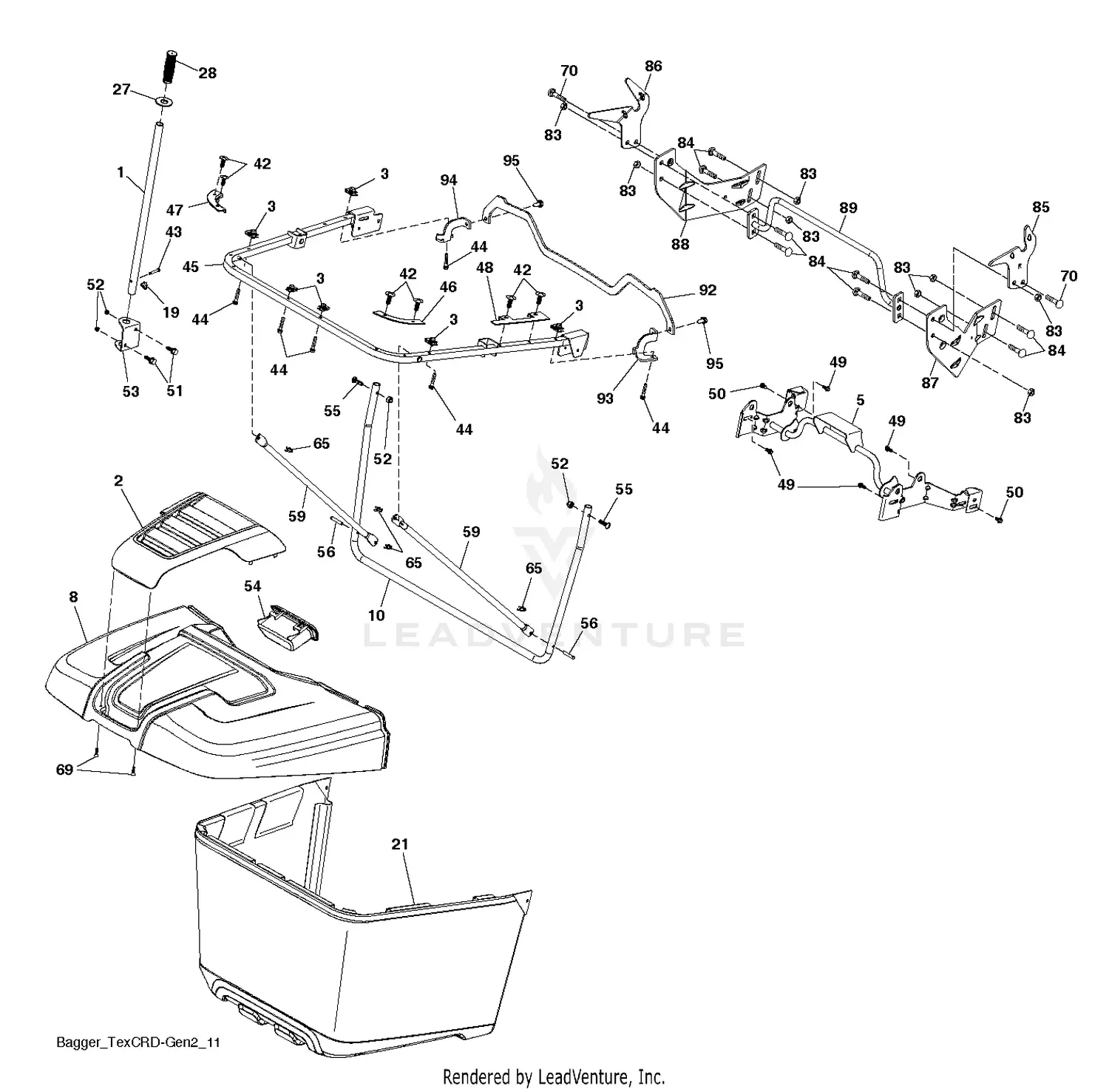Husqvarna TC 342 - 96051016001 (2018-11) Parts Diagrams
