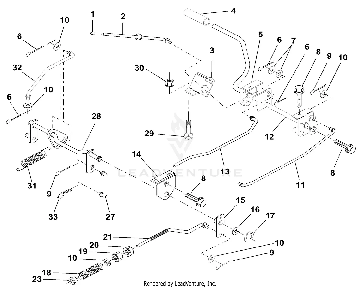 Husqvarna LRH 125 (954001222A) (1994-07) Parts Diagrams