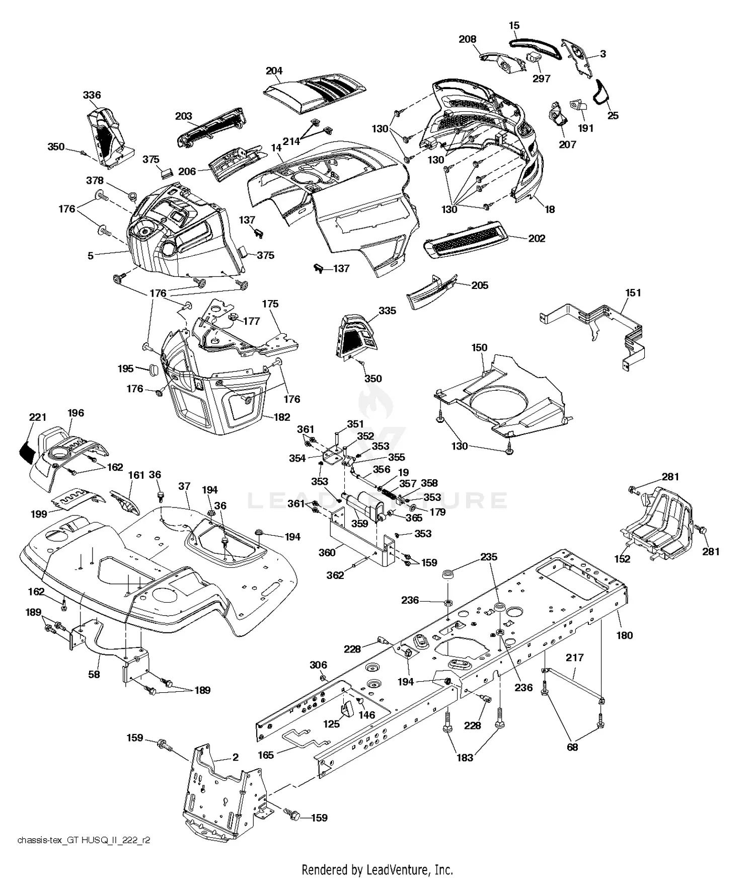 Husqvarna TS 348D - 96043026500 (2017-09) Parts Diagrams