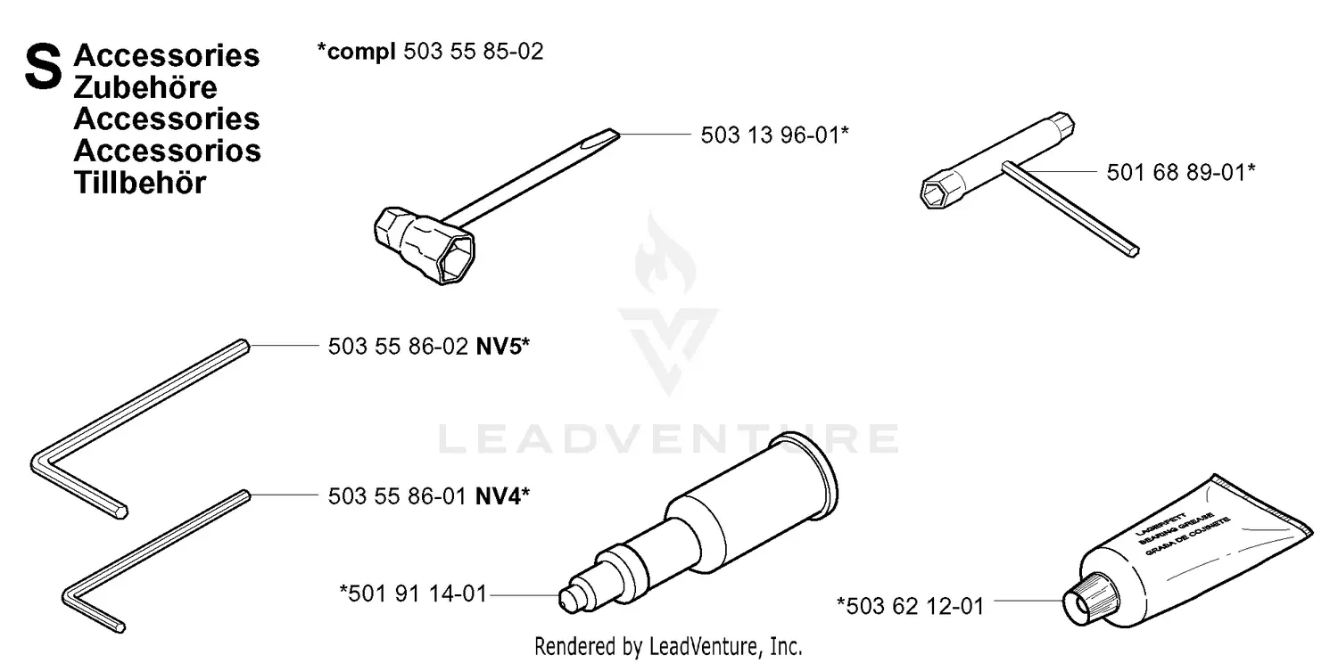 Husqvarna 3120 (20013500001-Current) Parts Diagrams