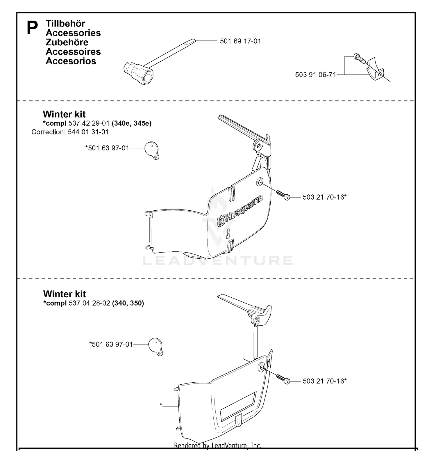Husqvarna 340 (20051800001-20062300000) Parts Diagrams
