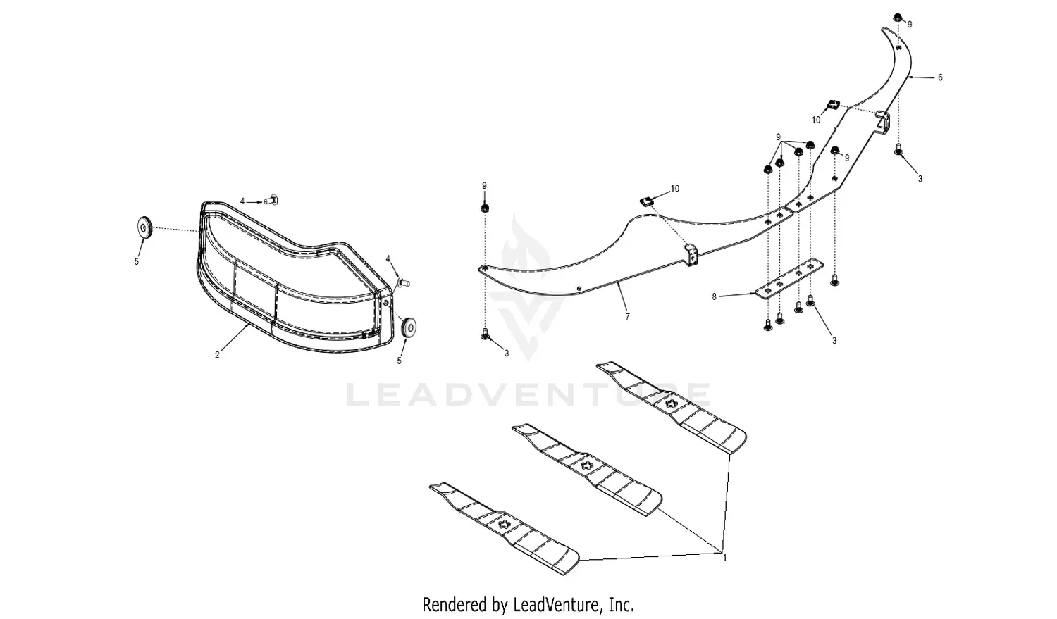 Husqvarna MULCHING KITS - 48 CLEARCUT (582560001) Parts Diagrams