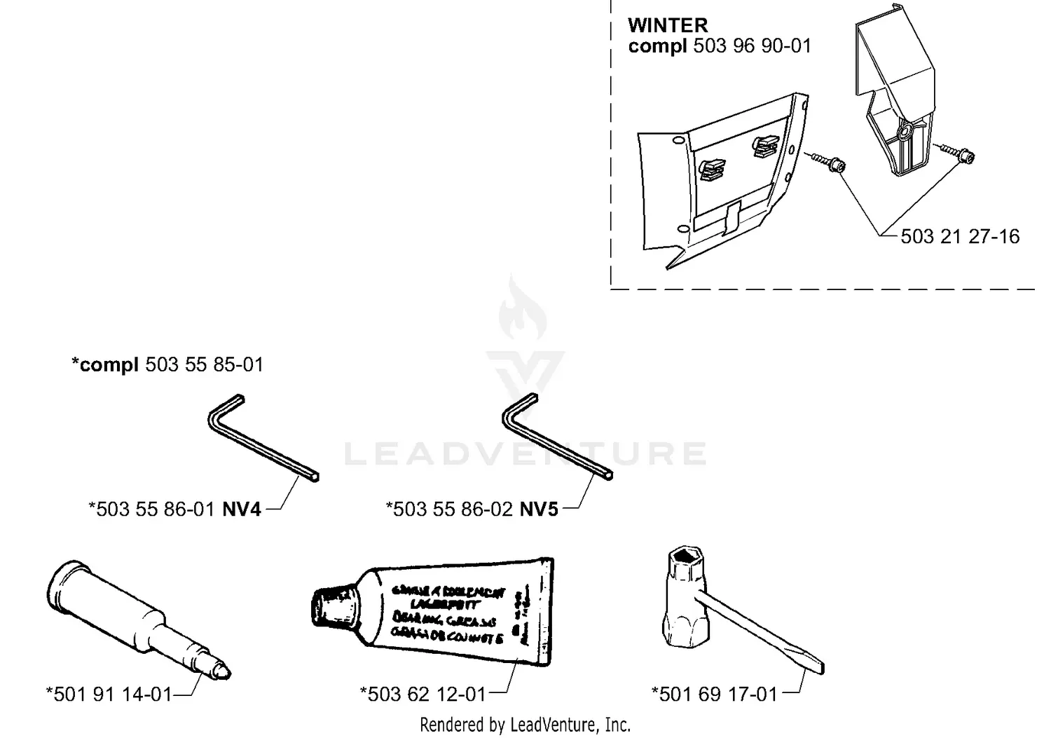 Husqvarna 362 Special (1999-11) Parts Diagrams