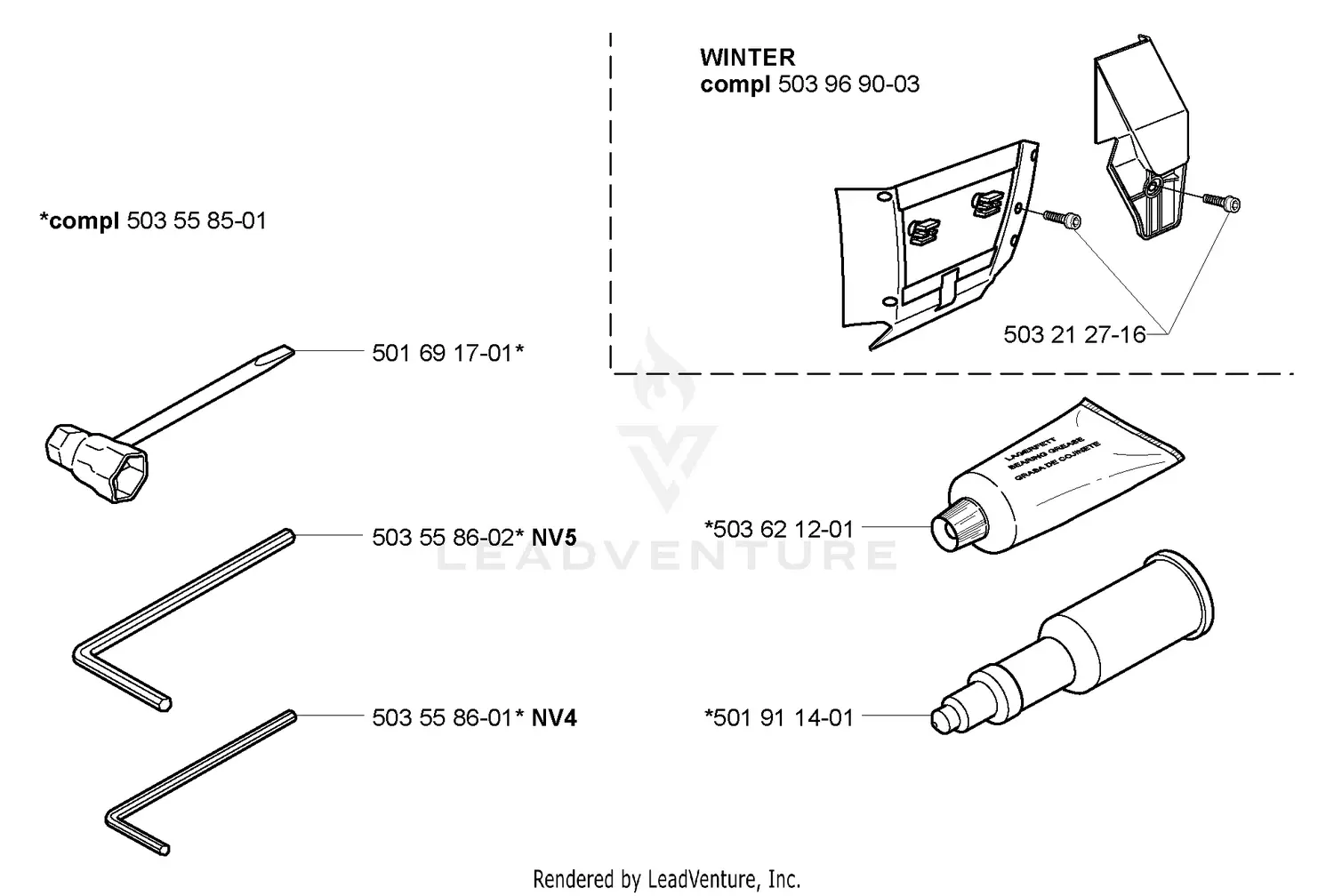 Husqvarna 362 Special (2005-05) Parts Diagrams