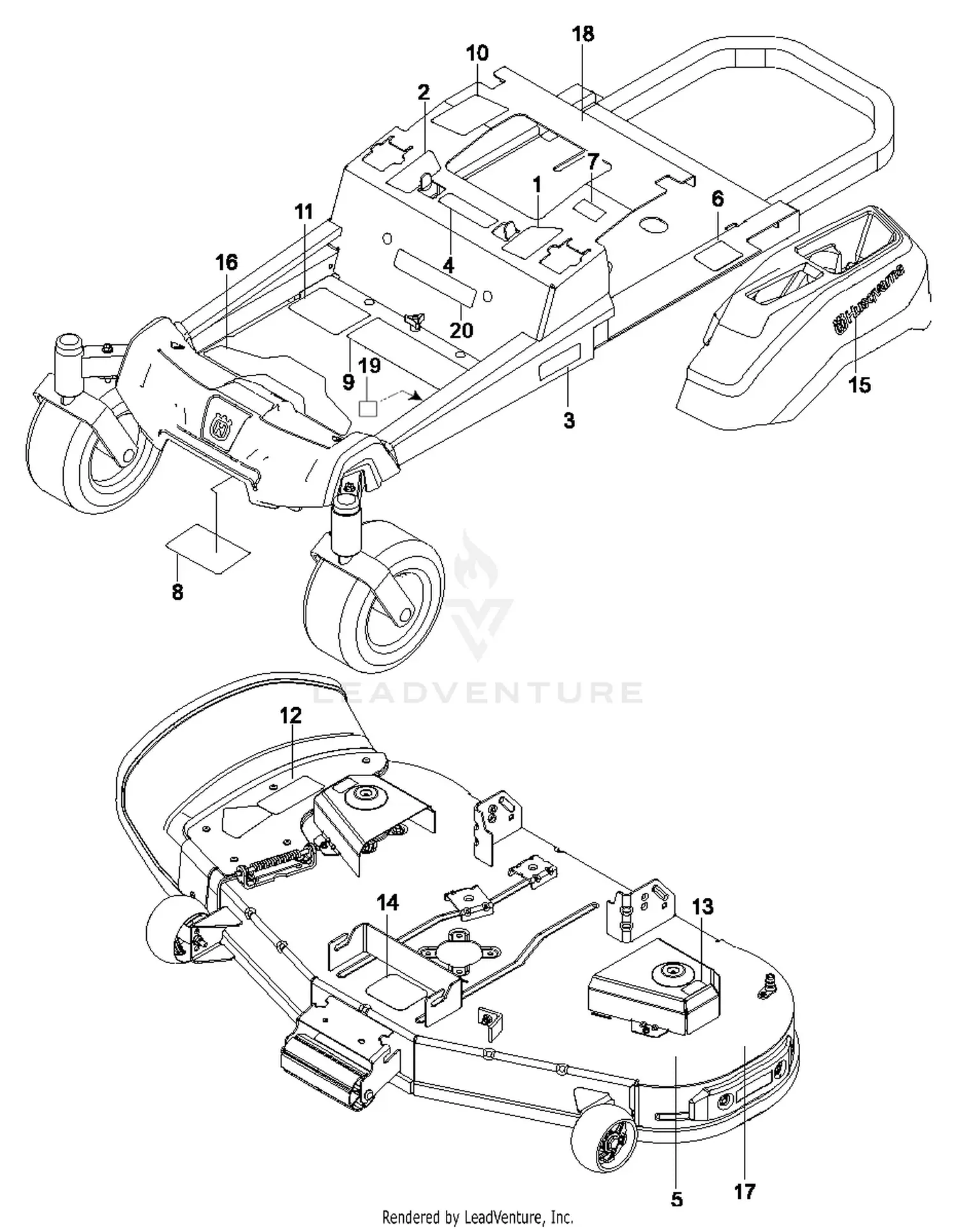 Husqvarna Z 248F Parts Diagrams