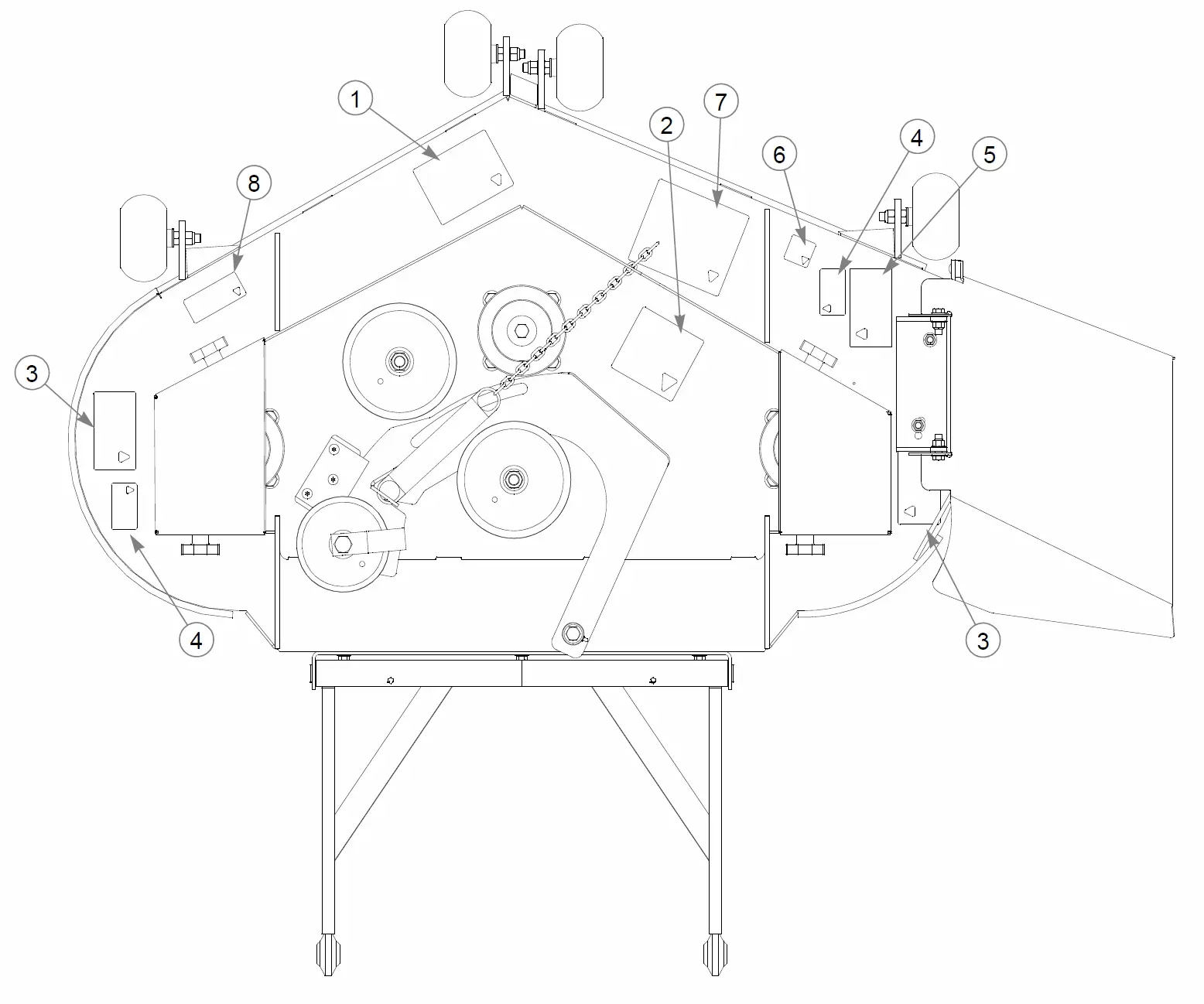 Hustler 60" SUPER Z HONDA (24HP) SUSPENSION SEAT Parts Diagrams