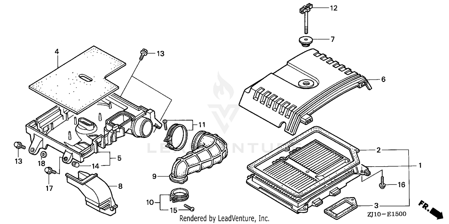 Honda GX620 VXE2 ENGINE, JPN, VIN# GCAD-1000001 TO GCAD-1999999 Parts ...