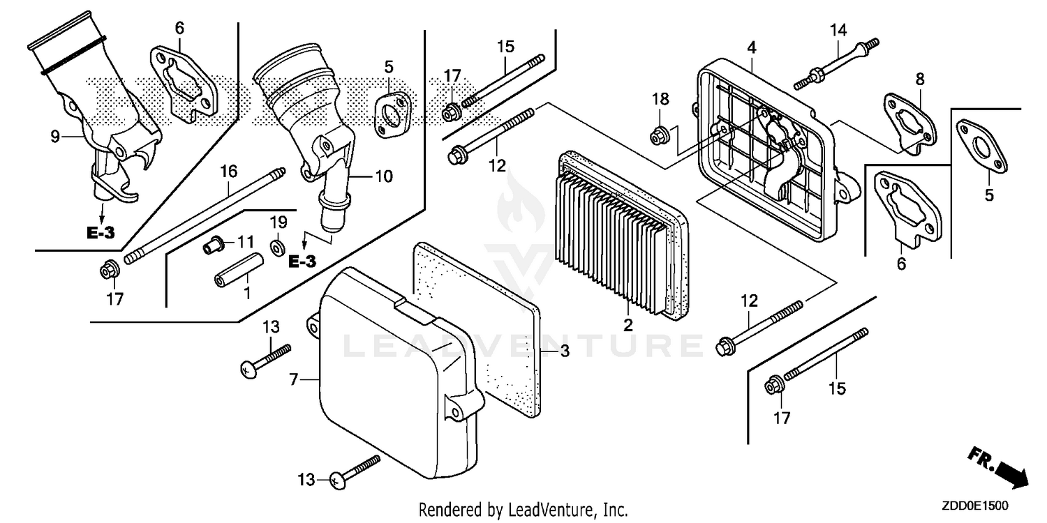 Honda GX100UT VEA/A ENGINE, THA, VIN# GCCCT-2000001 TO GCCCT-9999999 ...