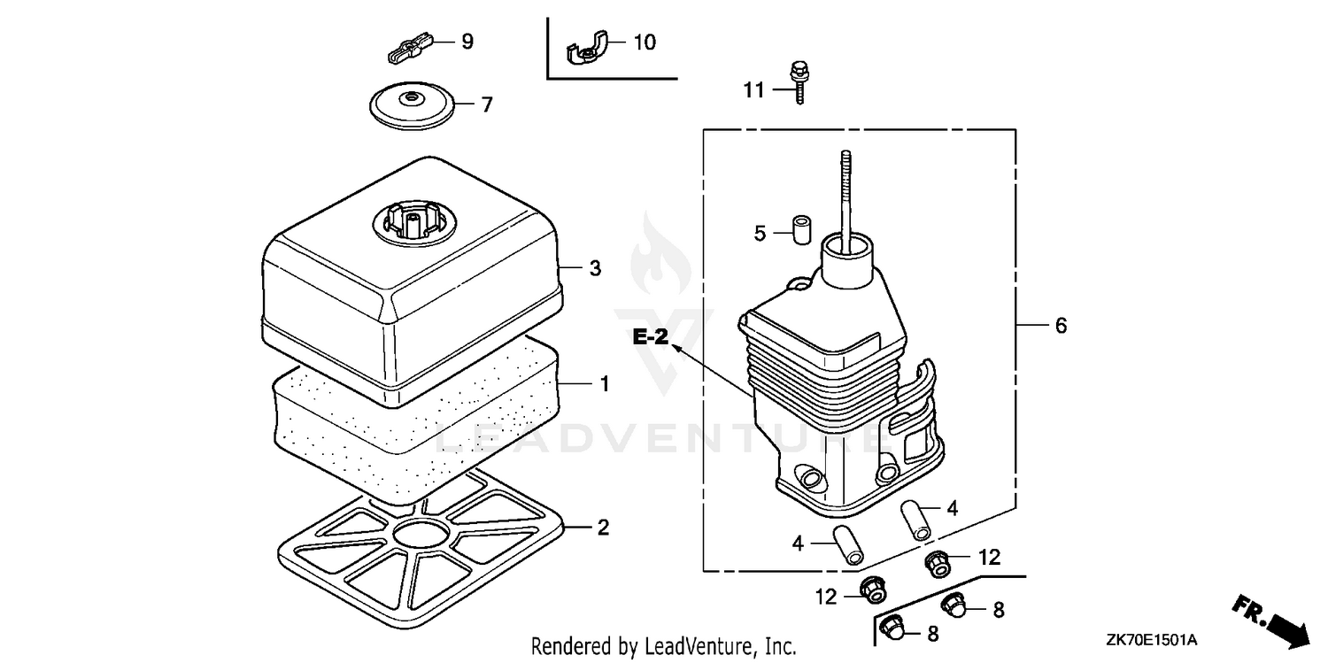 Honda GX120K1 WME2/A ENGINE, JPN, VIN# GC01-4300001 TO GC01-9099999 ...