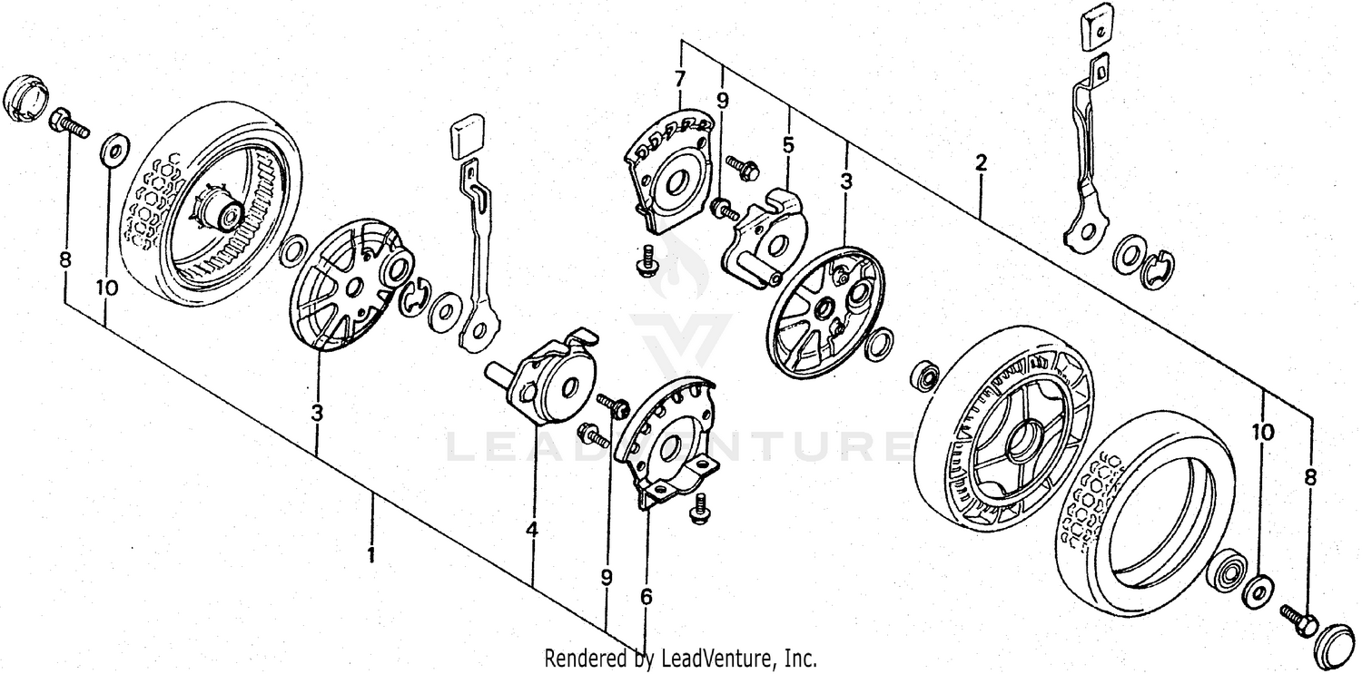 Honda HR21 SDA LAWN MOWER, JPN, VIN# HR21-1000001 TO HR21-1051093 Parts ...