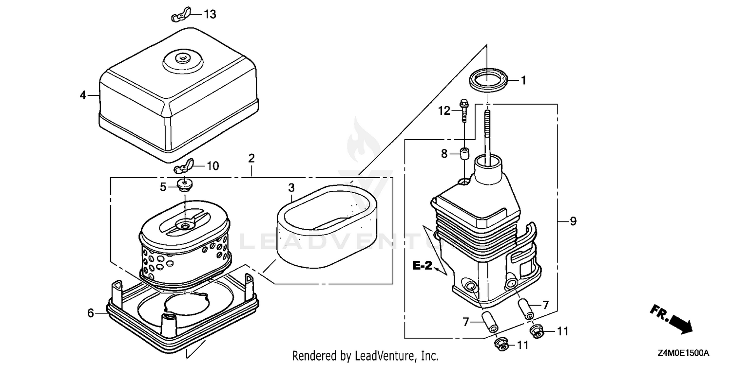 Honda GX160UT1 VMS4 ENGINE, THA, VIN# GCAFT-1000001 Parts Diagrams