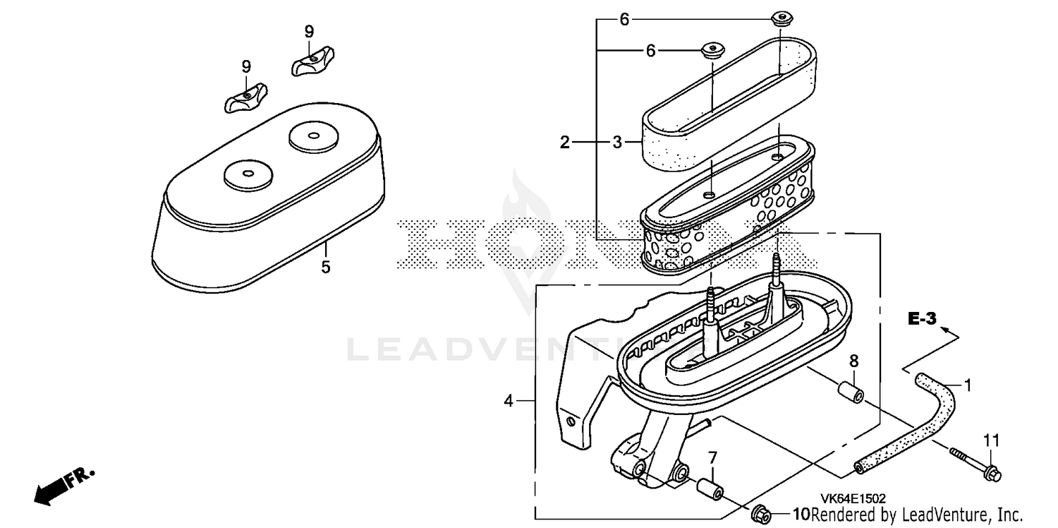Honda HRC216K3 HXPH LAWN MOWER, USA, VIN# MAKA-2000001 Parts Diagrams