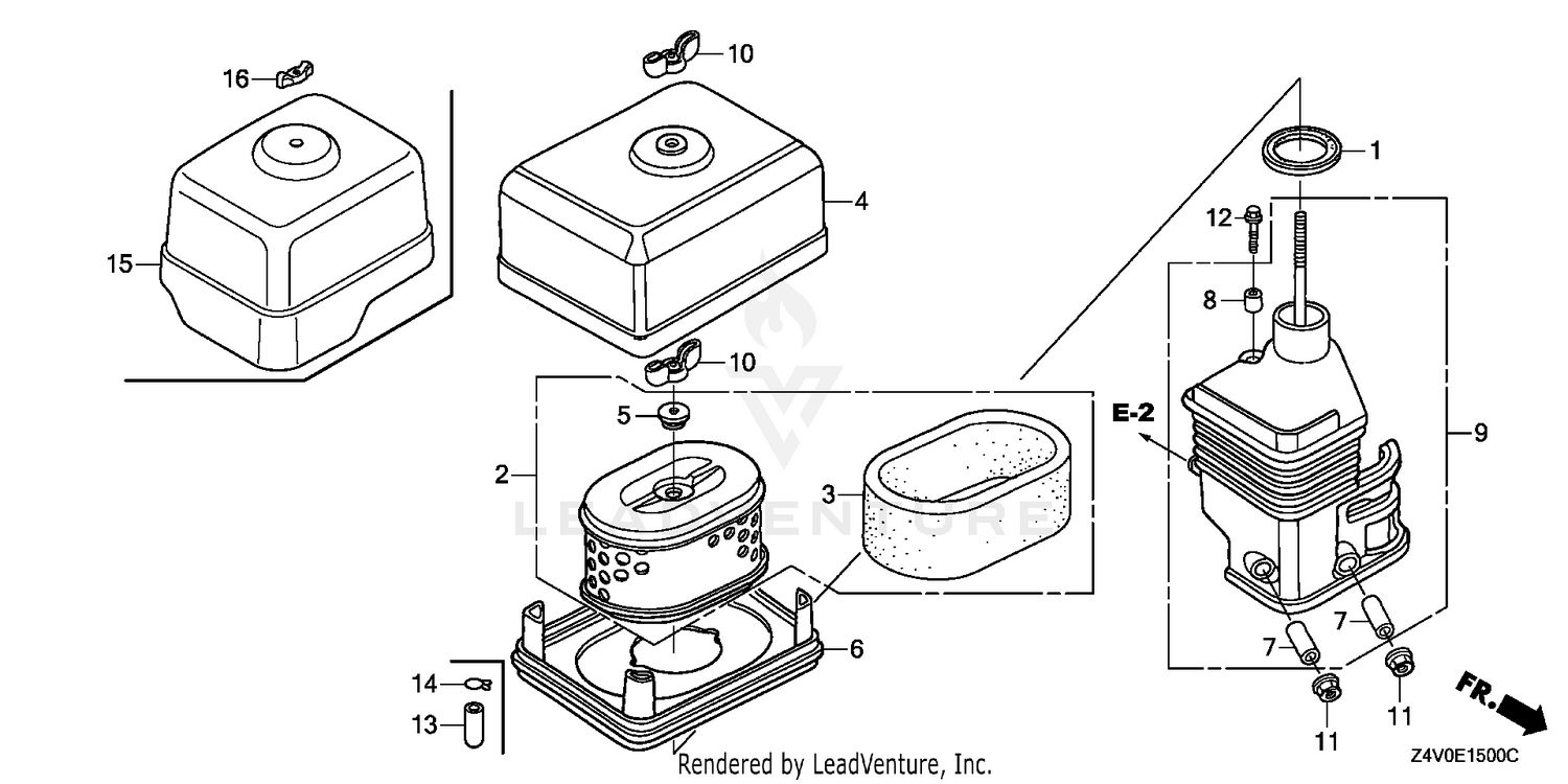 Honda GX200UT SHQ2 ENGINE, THA, VIN# GCAHT-1000001 TO GCAHT-9999999 ...