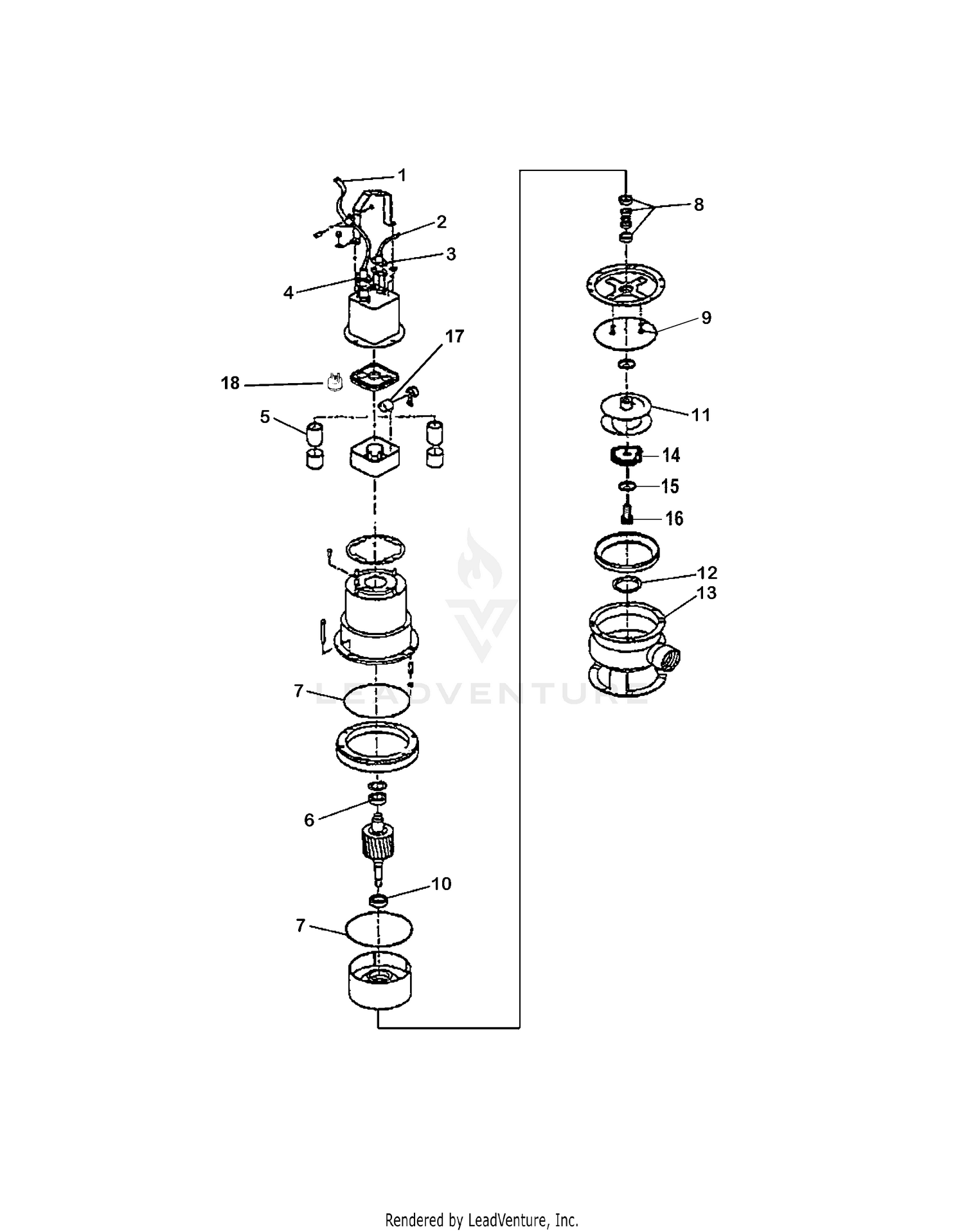 Honda WSP50 AA WATER PUMP, USA, VIN# WS5A-6400001 Parts Diagrams