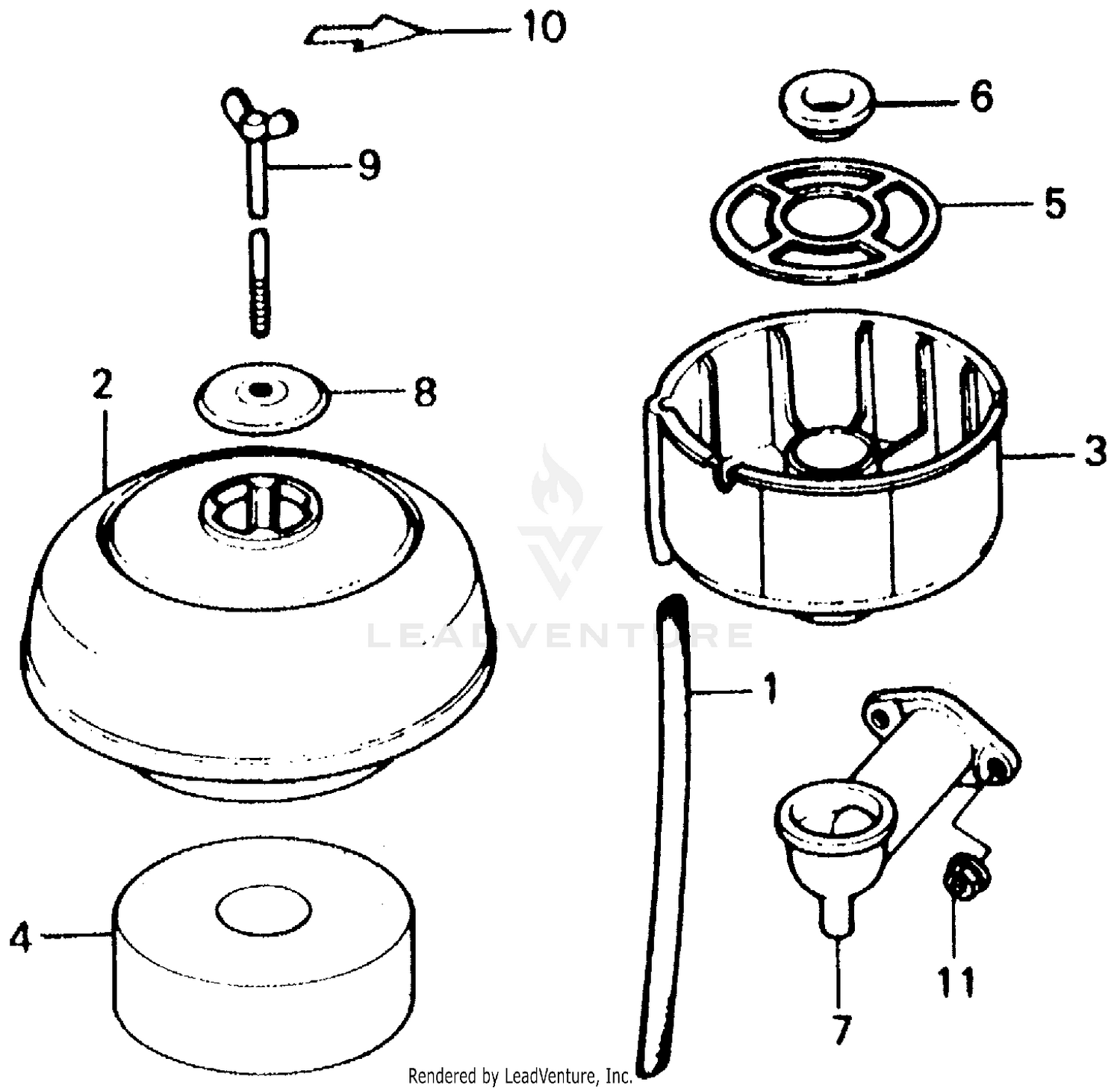 Honda WT20 C WATER PUMP, JPN, VIN# - Parts Diagrams