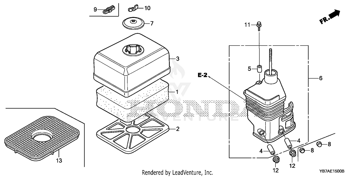 Honda WH20XK1 AC1/A WATER PUMP, JPN, VIN# GC02-8670001 TO GC02-9099999 ...