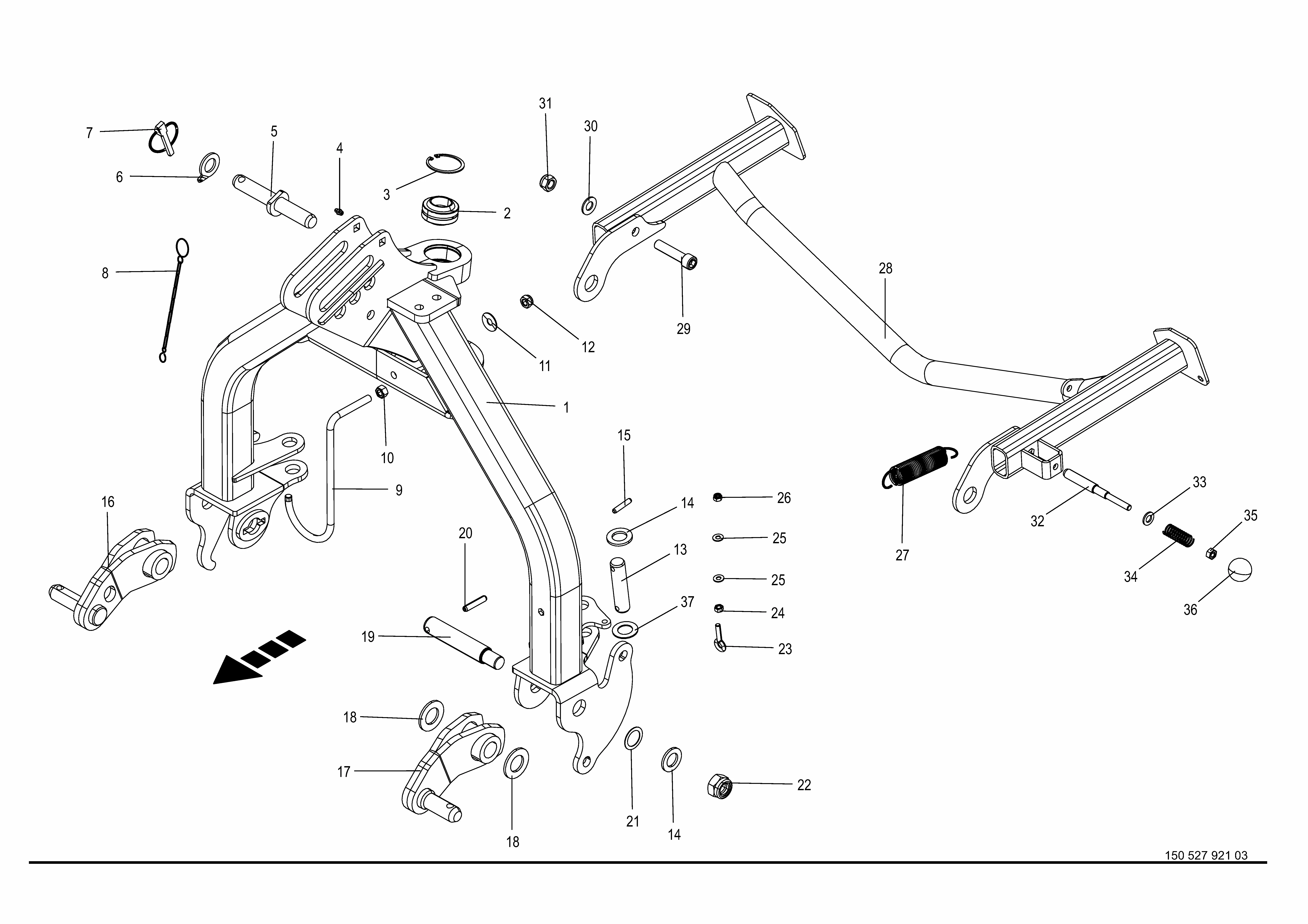 Krone Vendro 620 - KW103-13 (S/N 1069750 - 1092967) (2022 - 2022) Parts ...