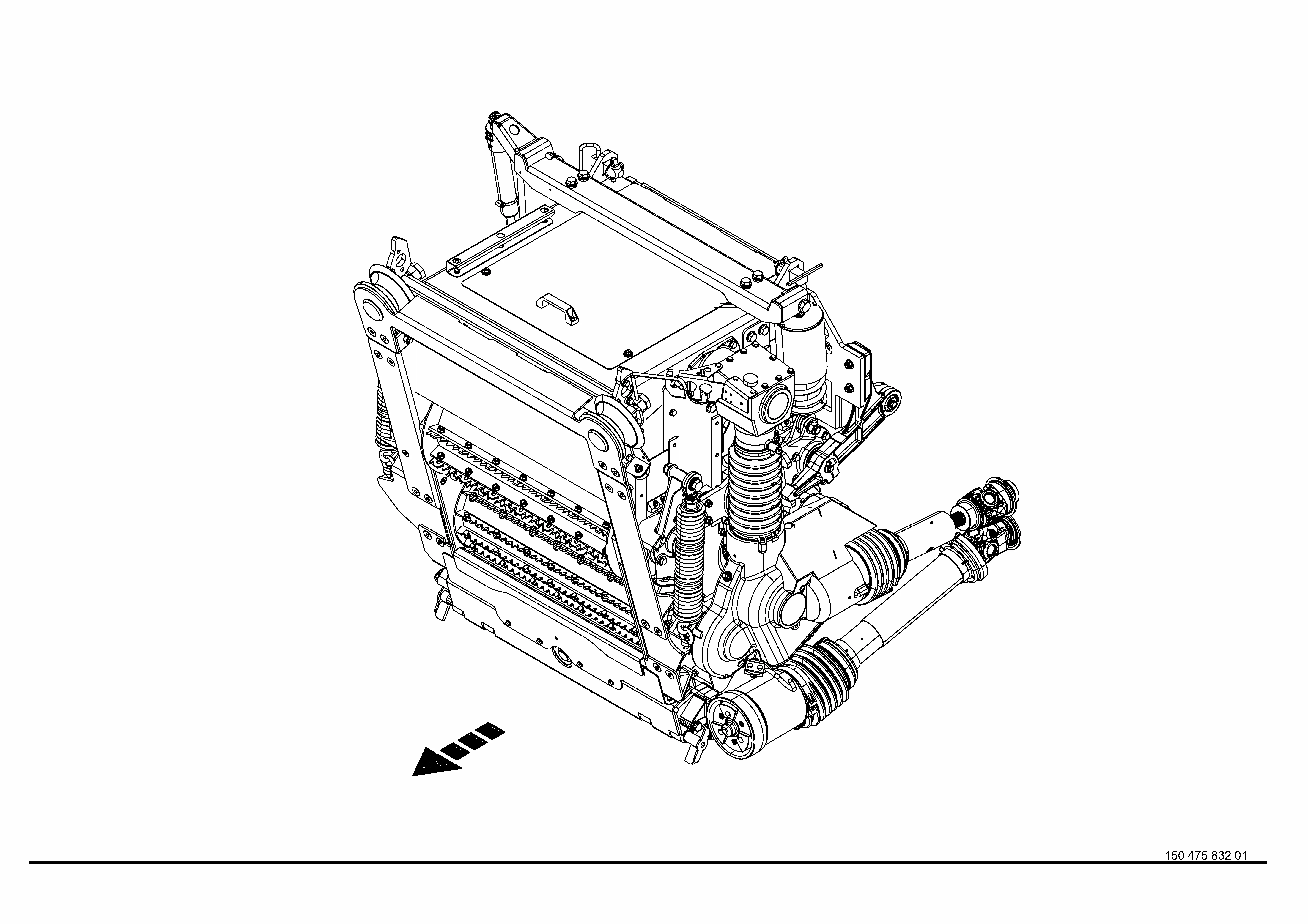 Krone BiG X 1180 - BX404-60 (S/N 1001000 - 1026399) (2019 - 2019) Parts ...