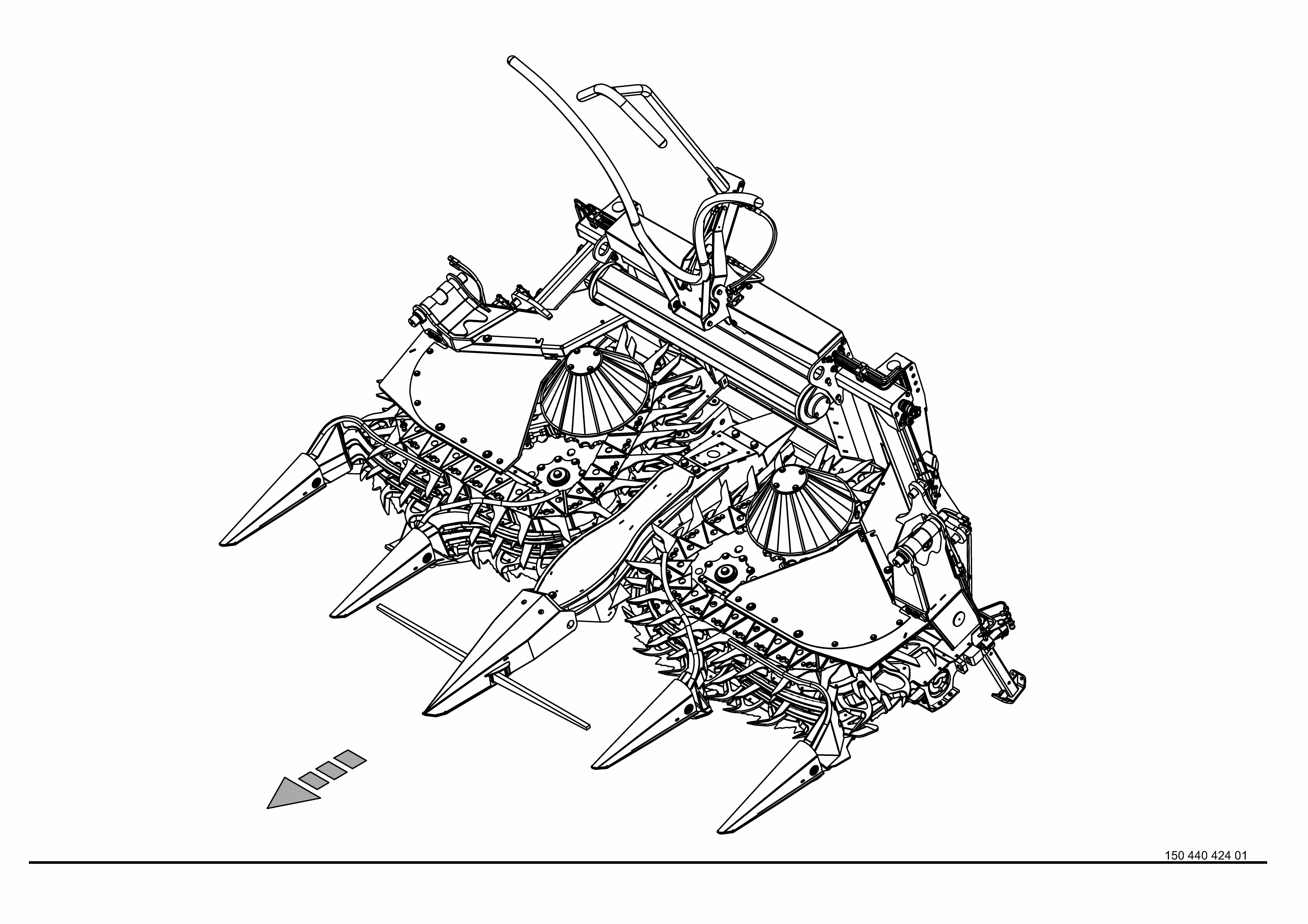 Krone EasyCollect 600-3 FP / 750-3 FP / 900-3 FP Parts Diagrams
