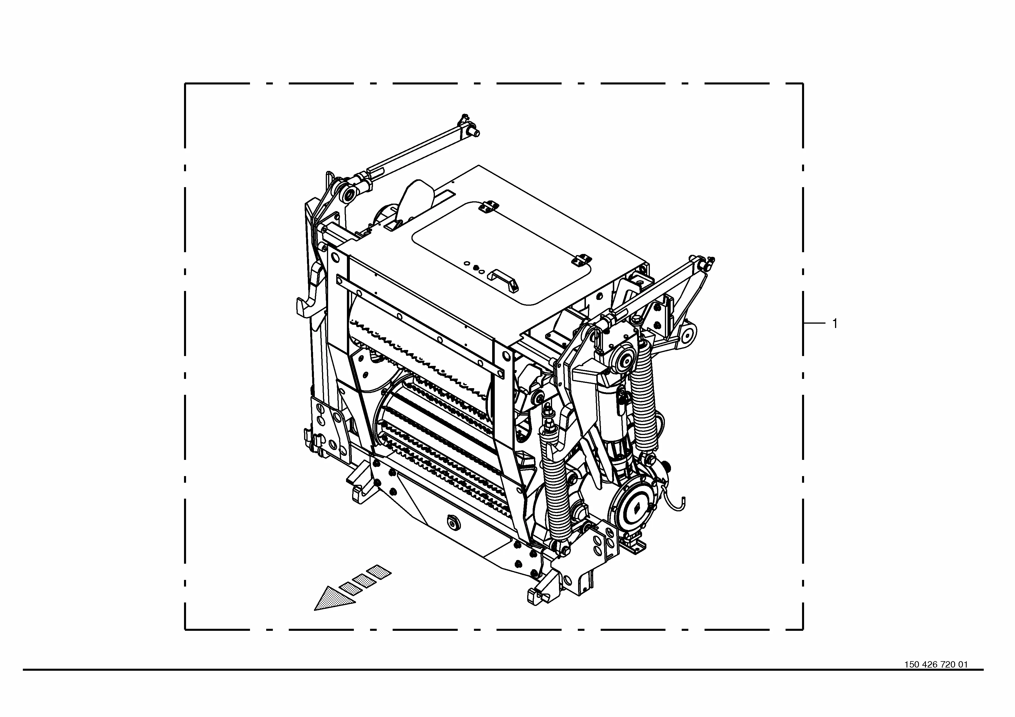 Krone BiG X 650 S/N 770501 - 773000 Parts Diagrams