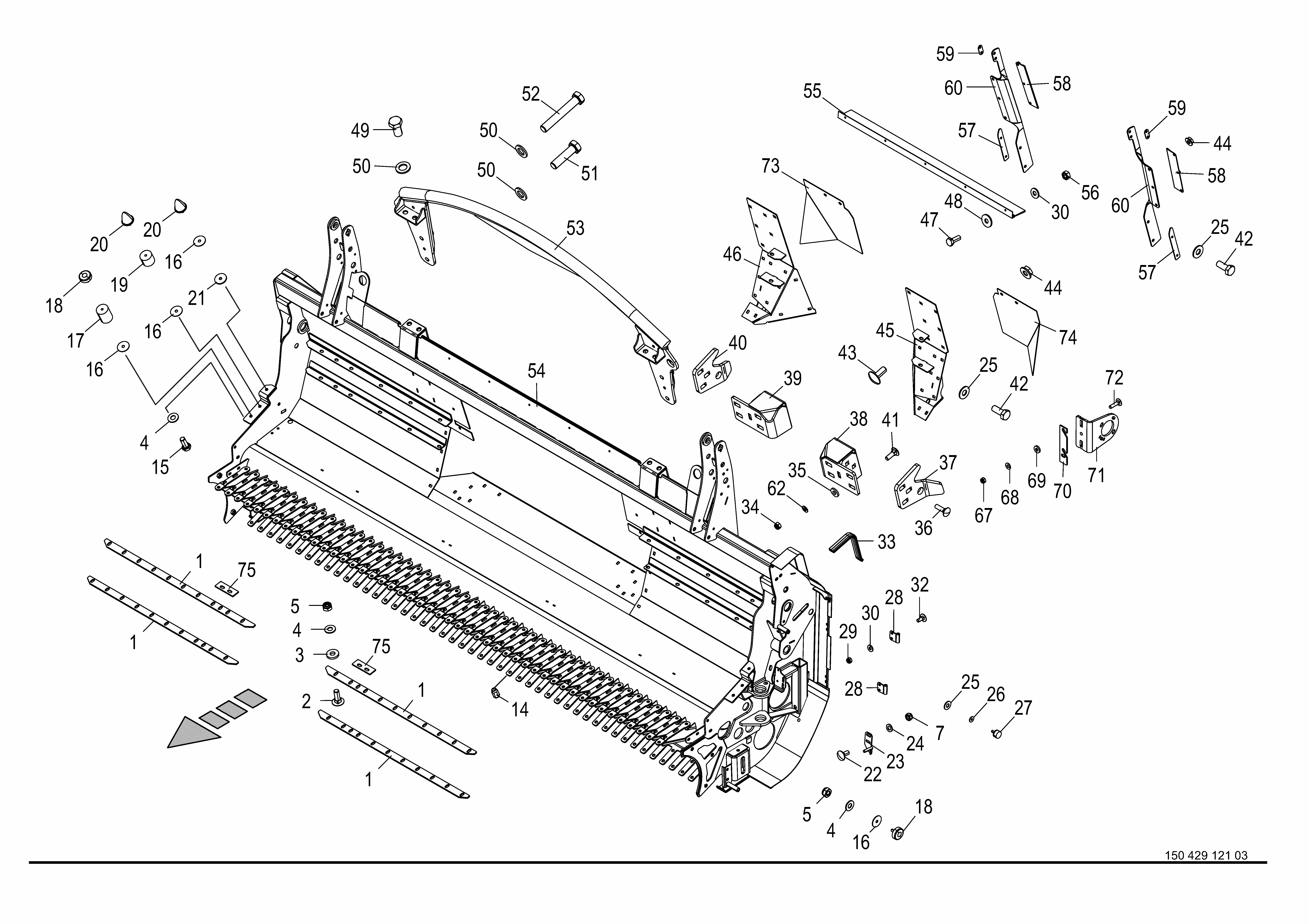 Krone Easy Flow 300 S / 380 S S/N 913001 - 930000 Parts Diagrams