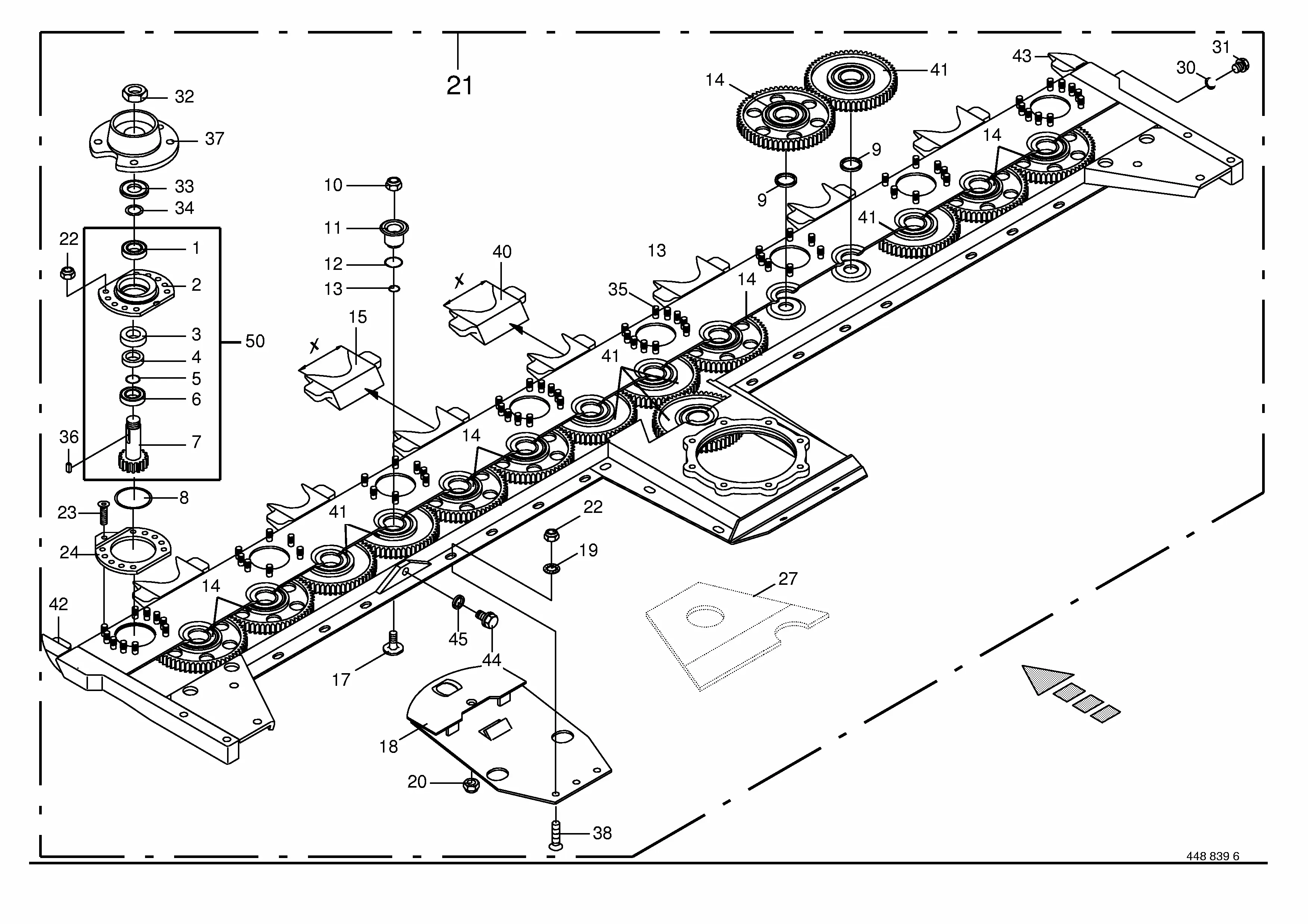 Krone BiG M I S/N 494000 - 560050 Parts Diagrams