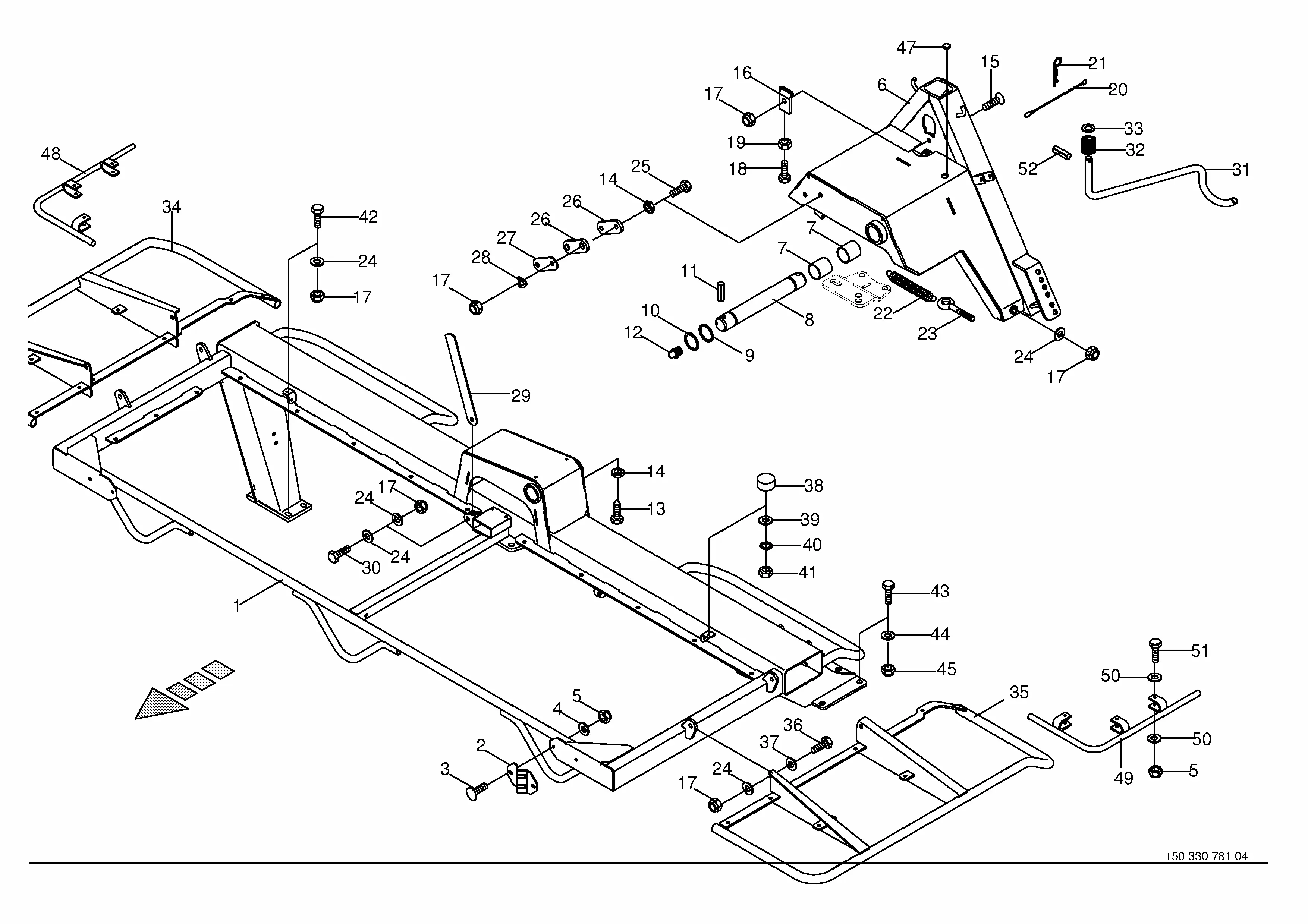 Krone EasyCut 28 M S/N 738985 - 761470 Parts Diagrams