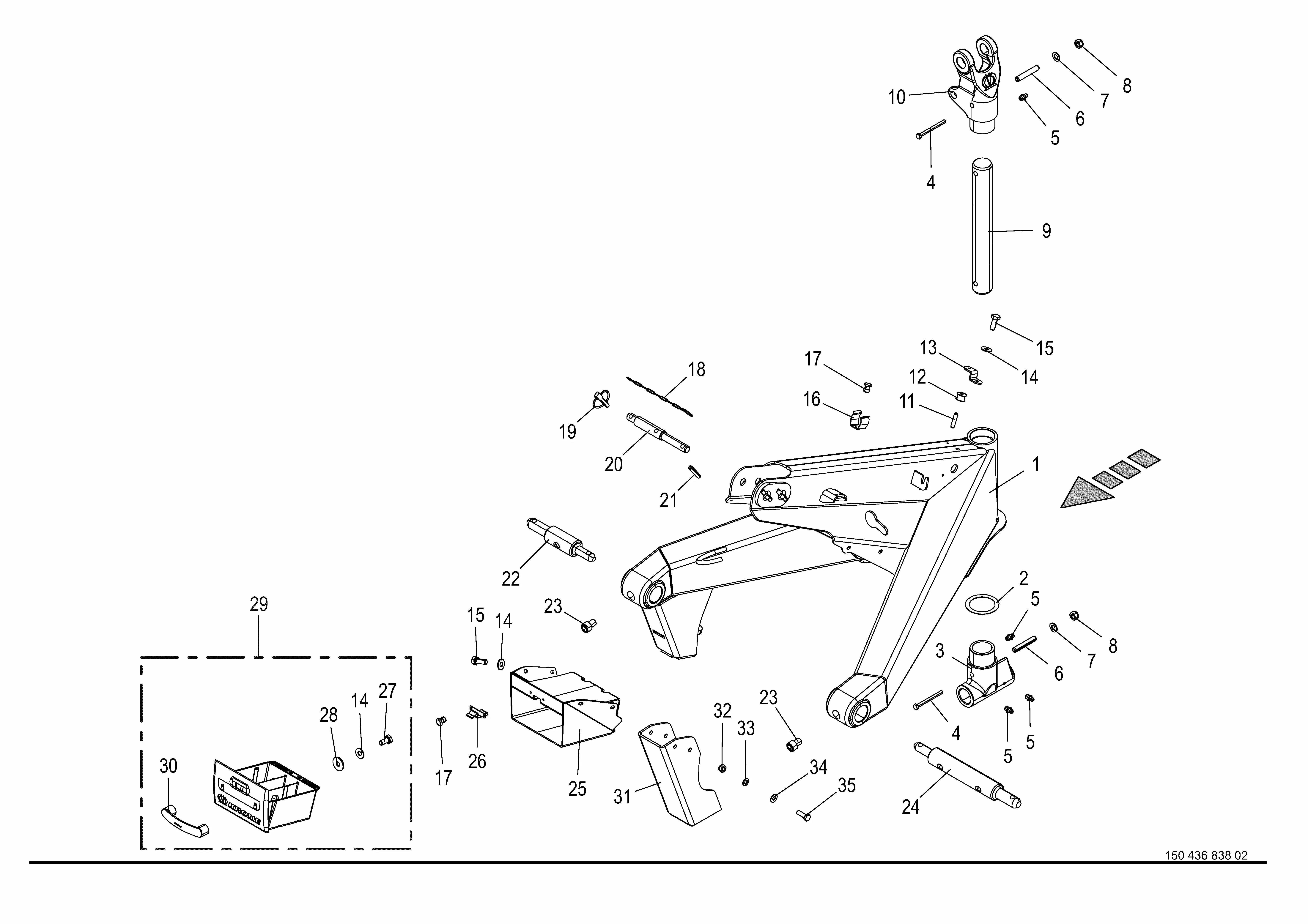 Krone AM R 200 / 240 / 280 / 320 / 360 S/N 905001 - 930000 Parts Diagrams