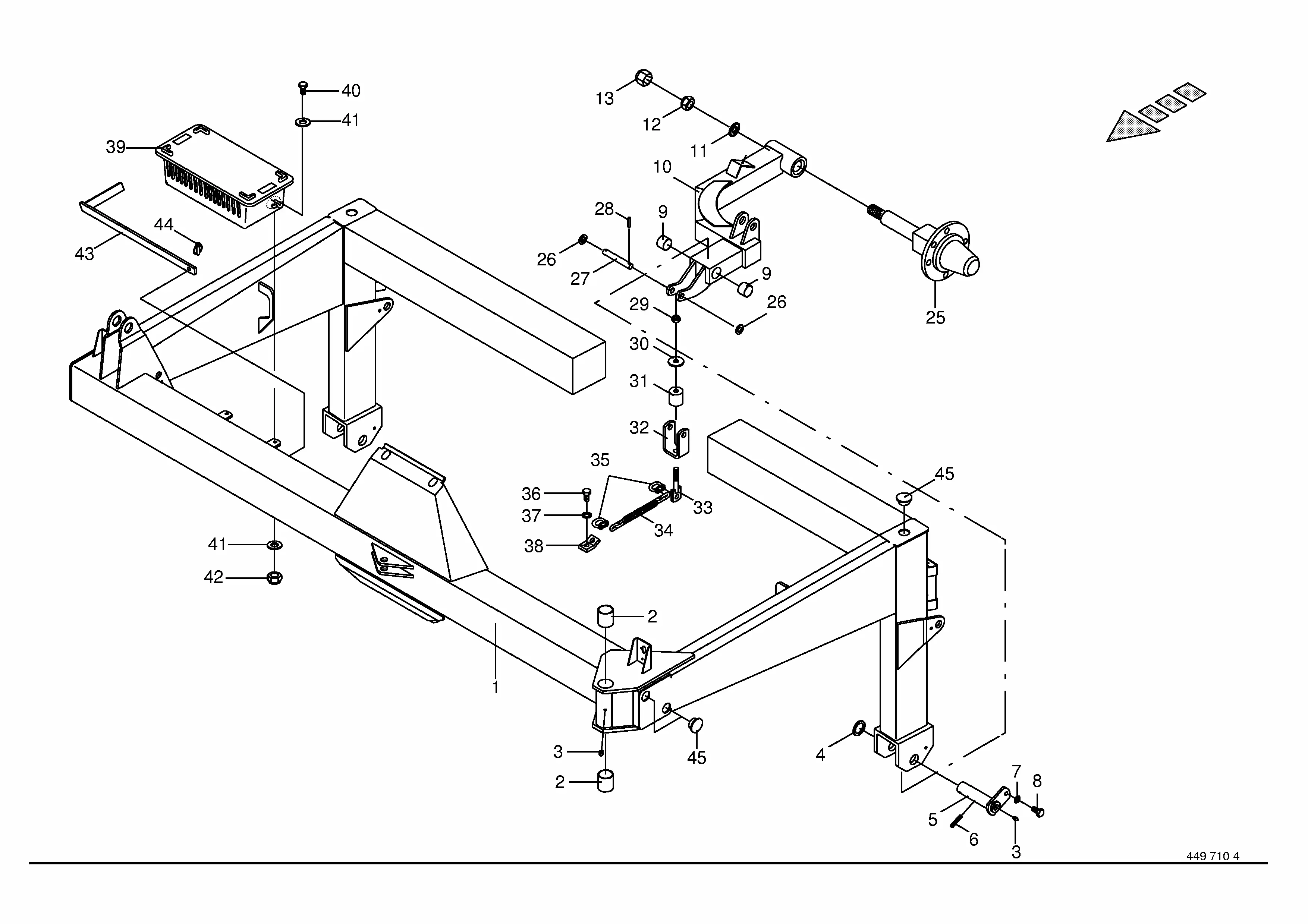 Krone EasyCut 2800 CV / 3200 CV S/N 524951 - 560999 Parts Diagrams