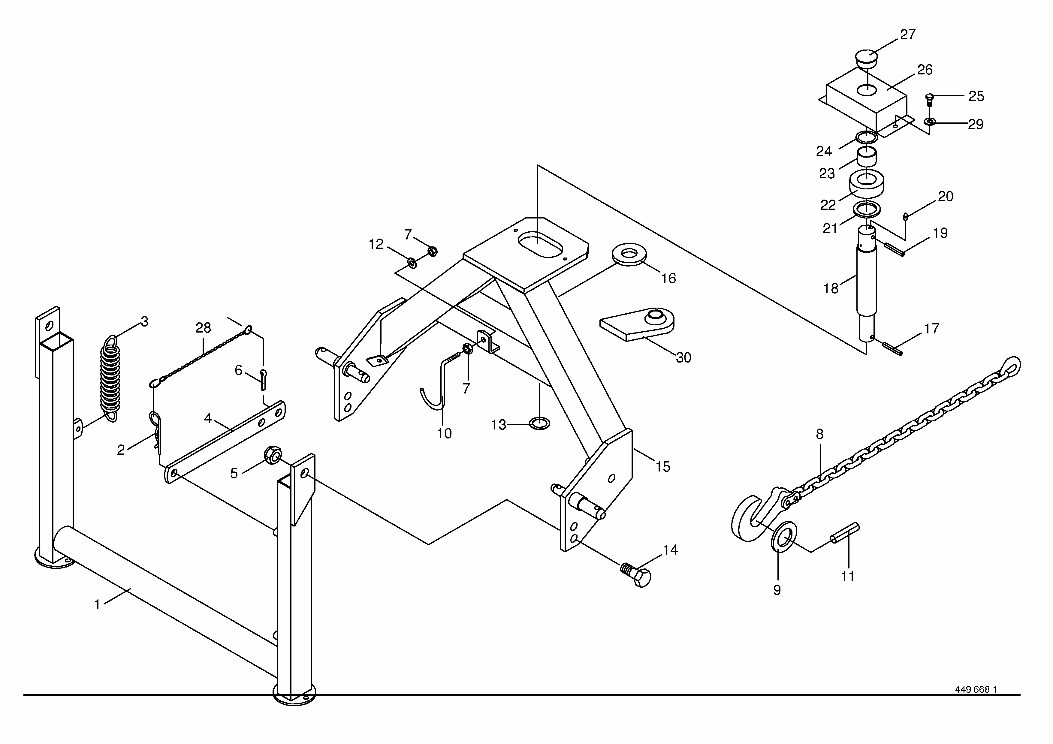 Krone KWT 7.70/6X7 / 8.80 / 10.50 S/N 540100 - 732300 Parts Diagrams