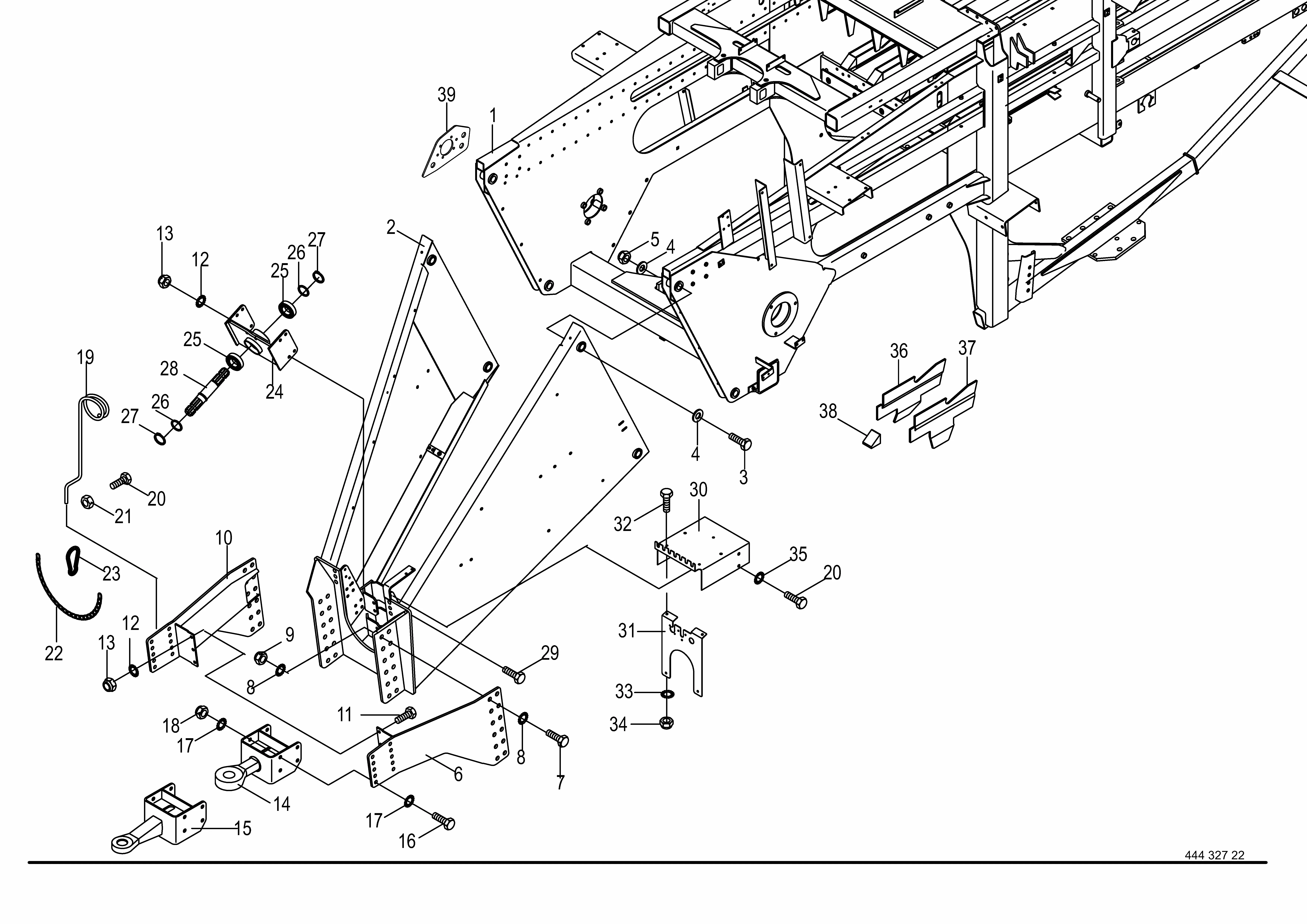 Krone BiG Pack 890 / 1270 / 1290 S/N 561000 - 584000 Parts Diagrams