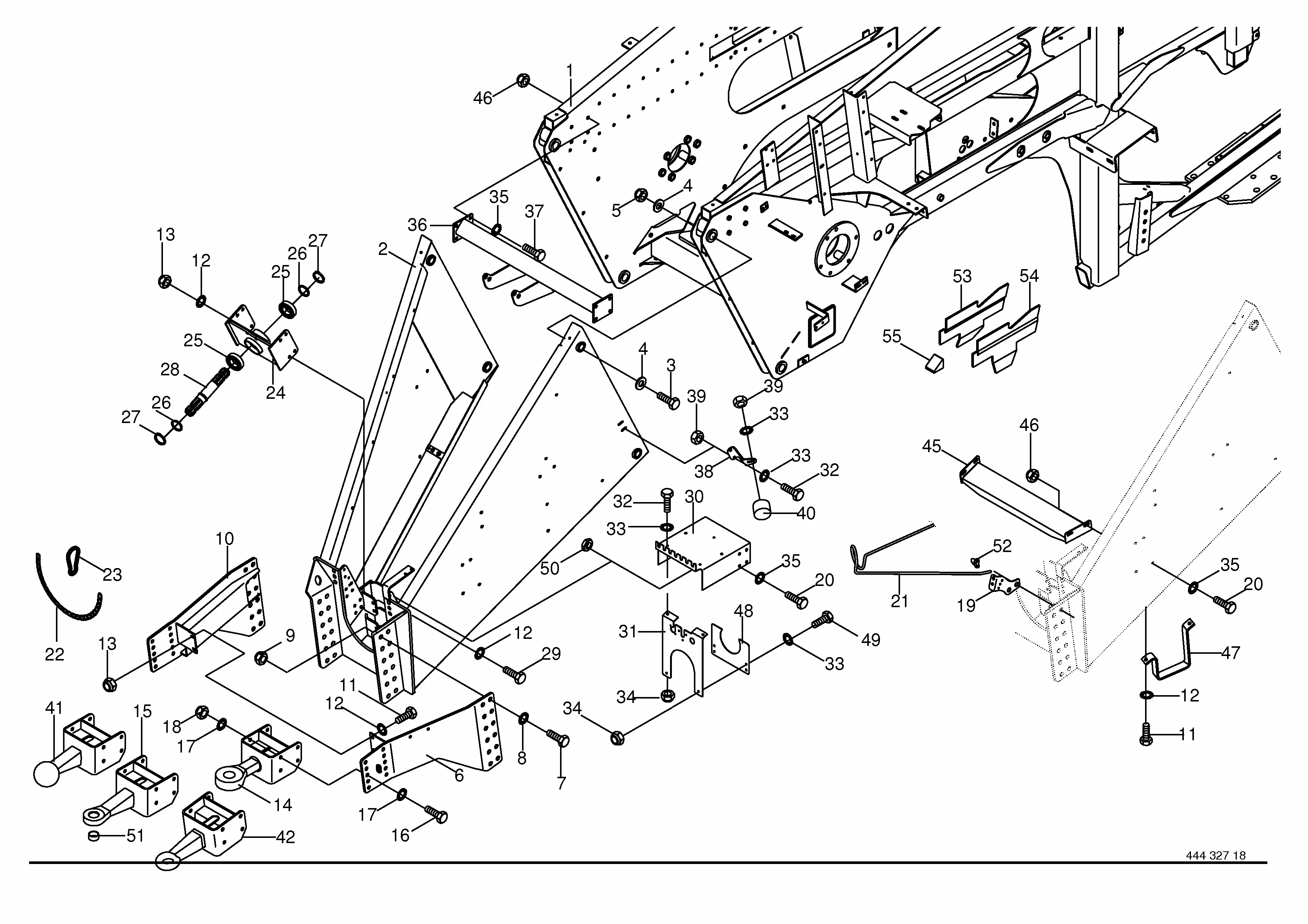 Krone BiG Pack 890 / 1270 / 1290 S/N 770301 - 791000 Parts Diagrams
