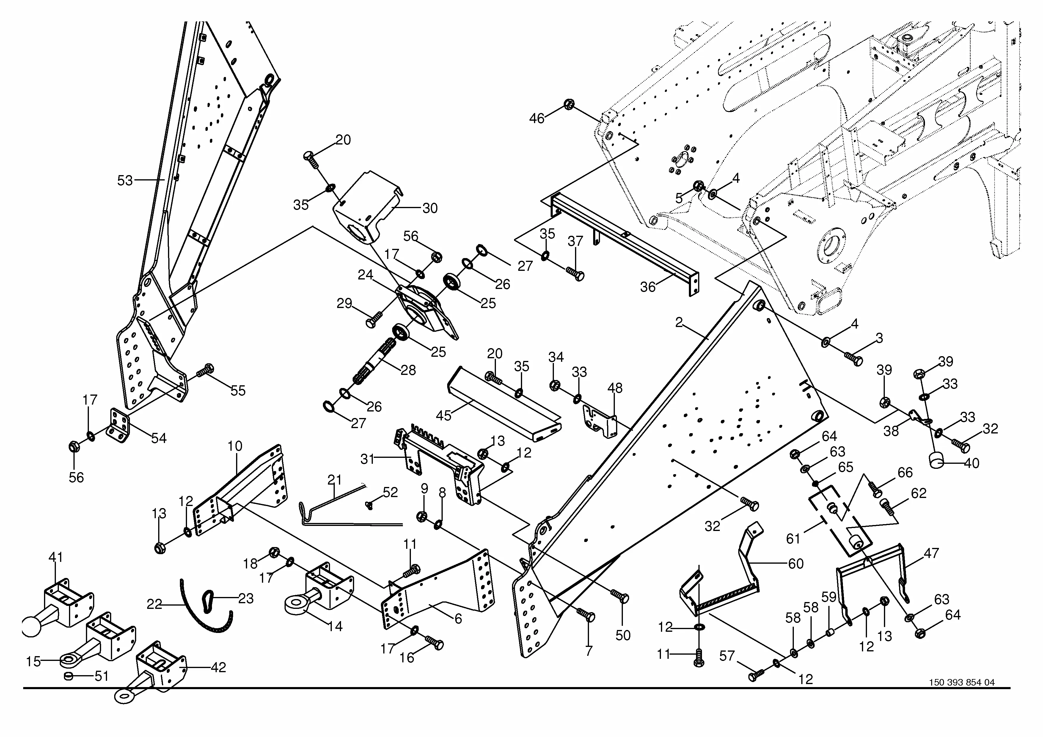 Krone BiG Pack 1290 HDP HS S/N 803720 - 850000 Parts Diagrams