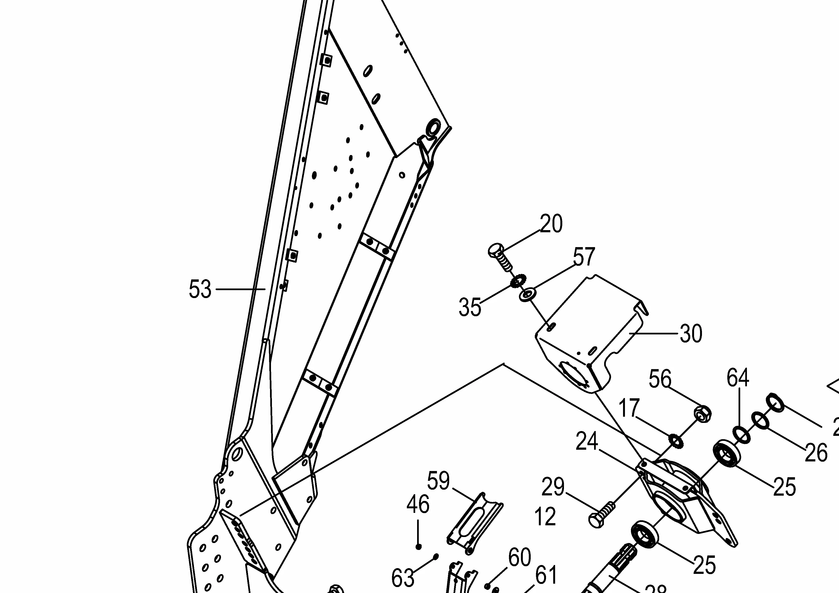 Krone Big Pack 1290 HDP HS S/N 954001 - Parts Diagrams