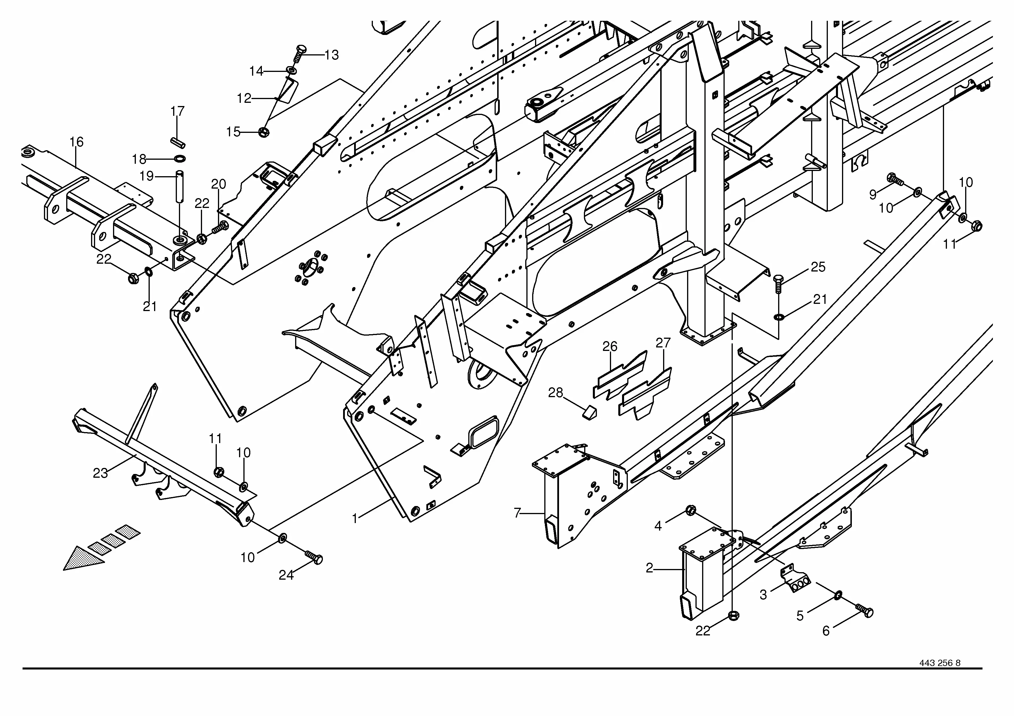 Krone BiG Pack 12130 S/N 770301 - 782350 Parts Diagrams