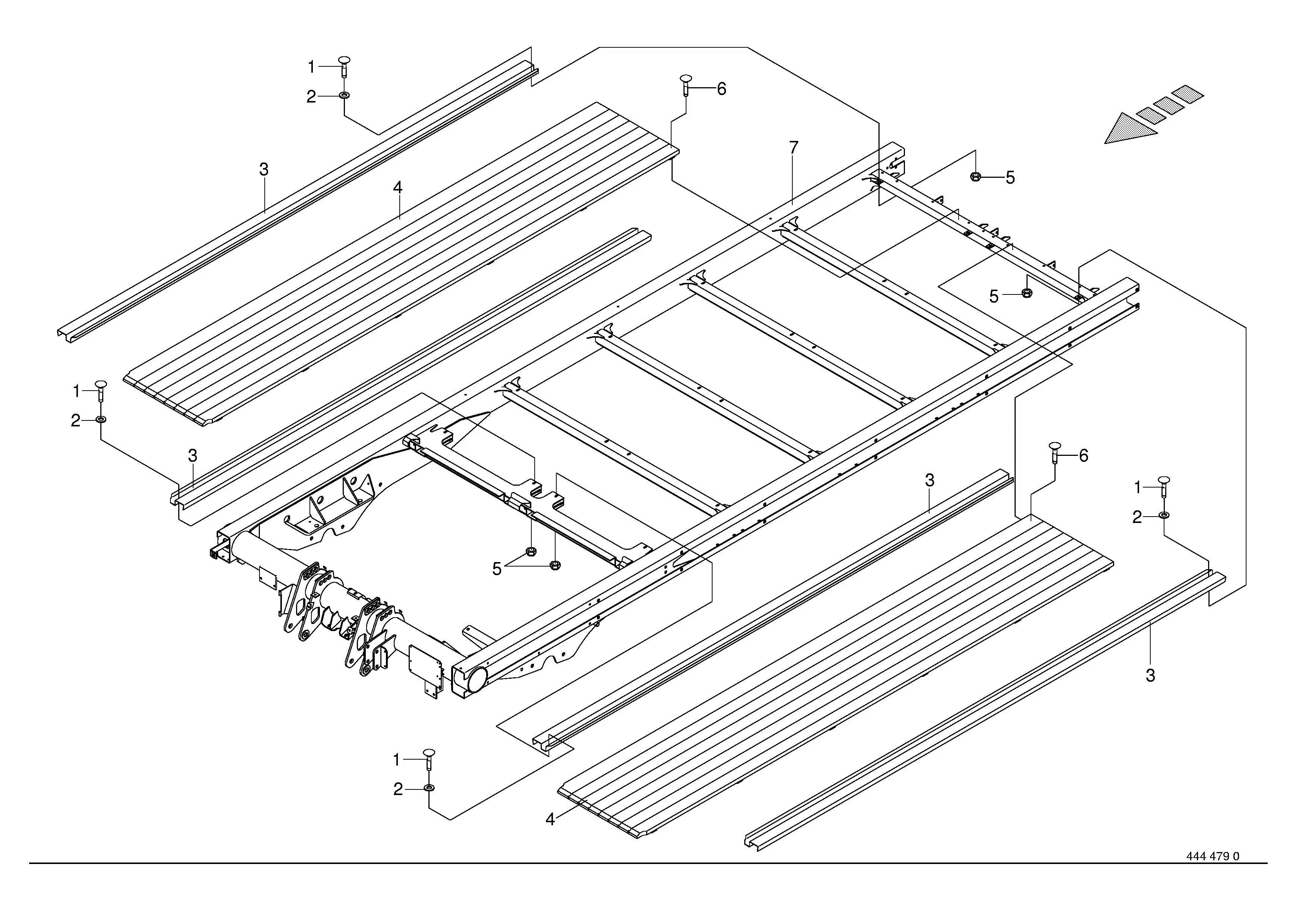 Krone Titan R/44 GD / 6/44 GD / R/48 GD / 6/48 GD S/N 580001 - 708800 ...
