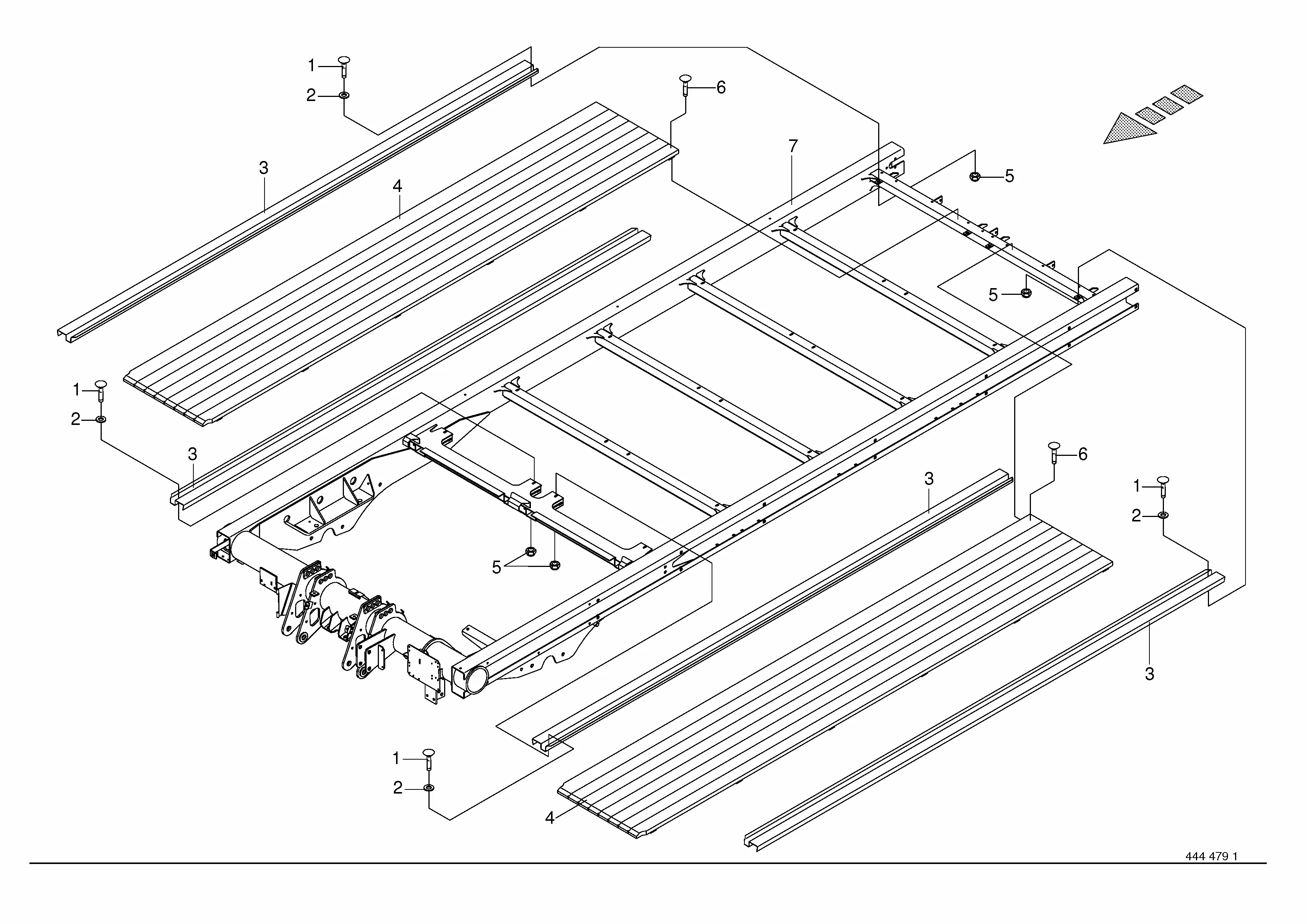 Krone Titan R/48 GD S/N 741501 - 800000 Parts Diagrams