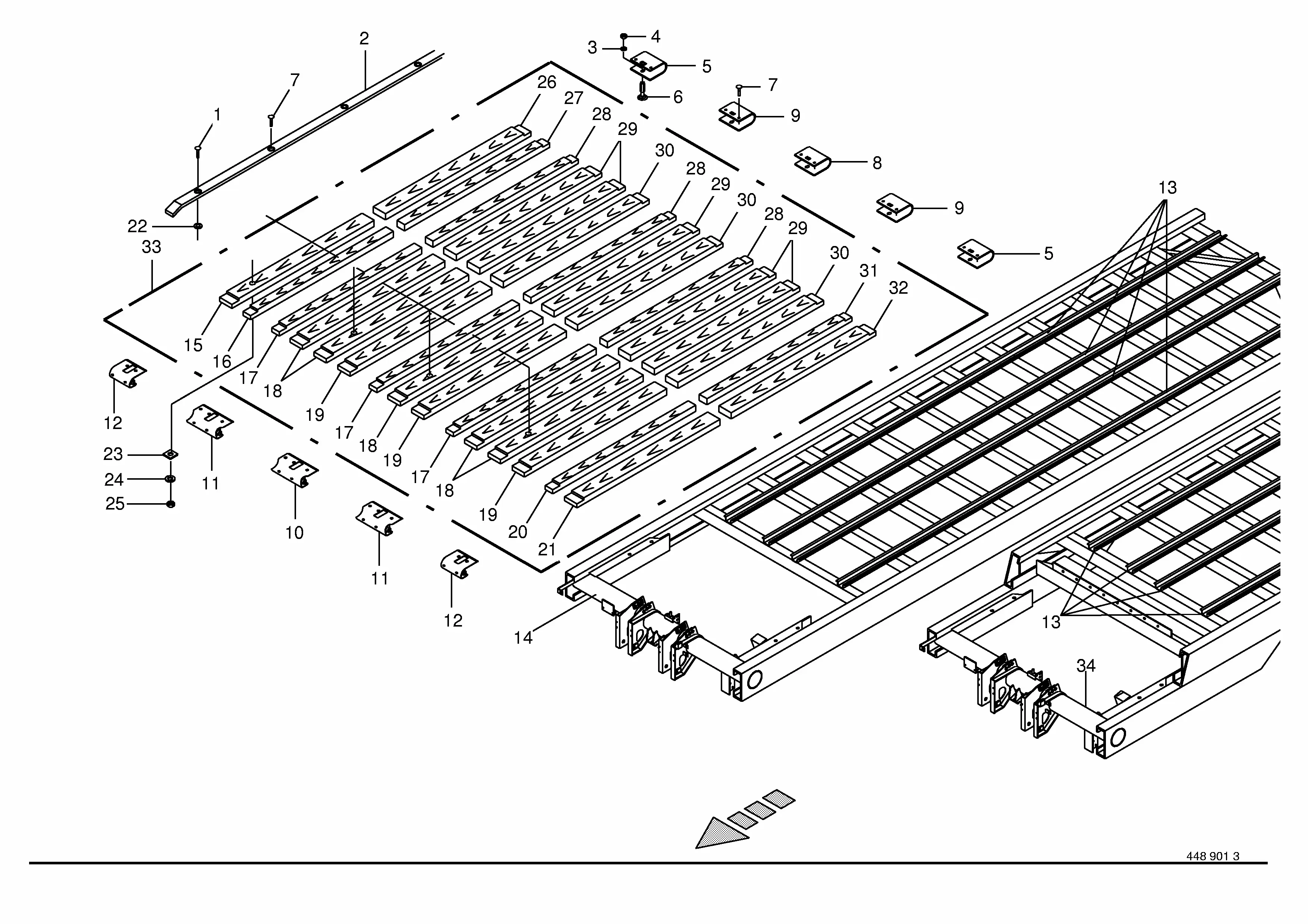 Krone 4XL/R-GL / XXL/R-GL S/N 498000 - 516000 Parts Diagrams