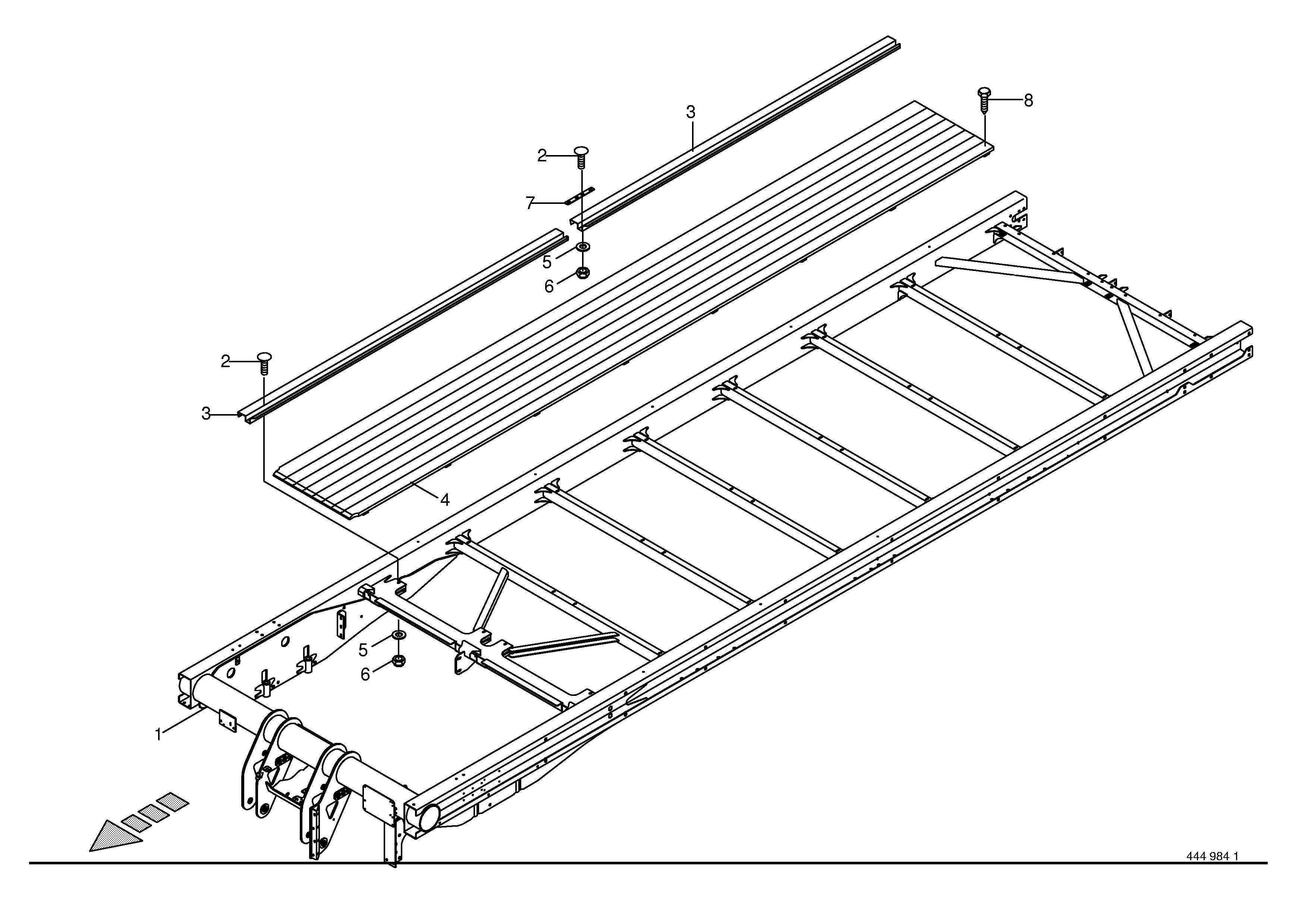 Krone 5XL/R-GL S/N 742801 - 800000 Parts Diagrams