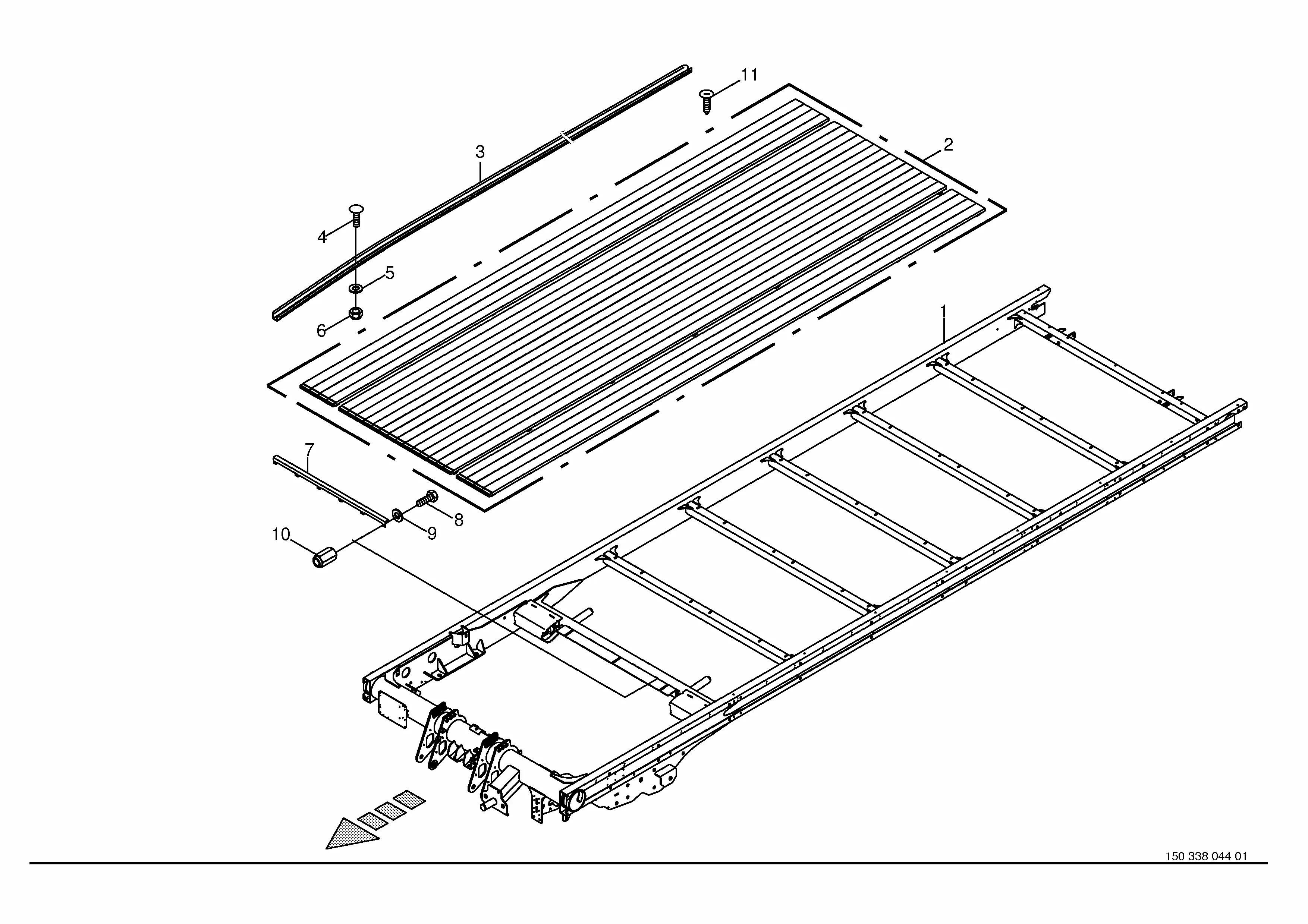Krone AX 280L / 280GL / 280GD S/N 763000 - 781000 Parts Diagrams