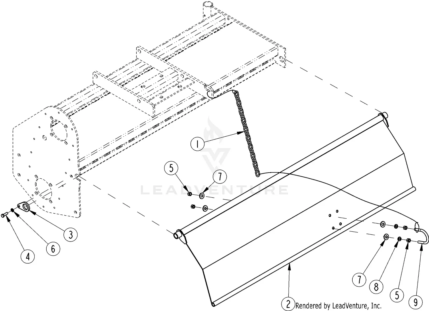 Land Pride RTA1266 S/N 884764- Parts Diagrams